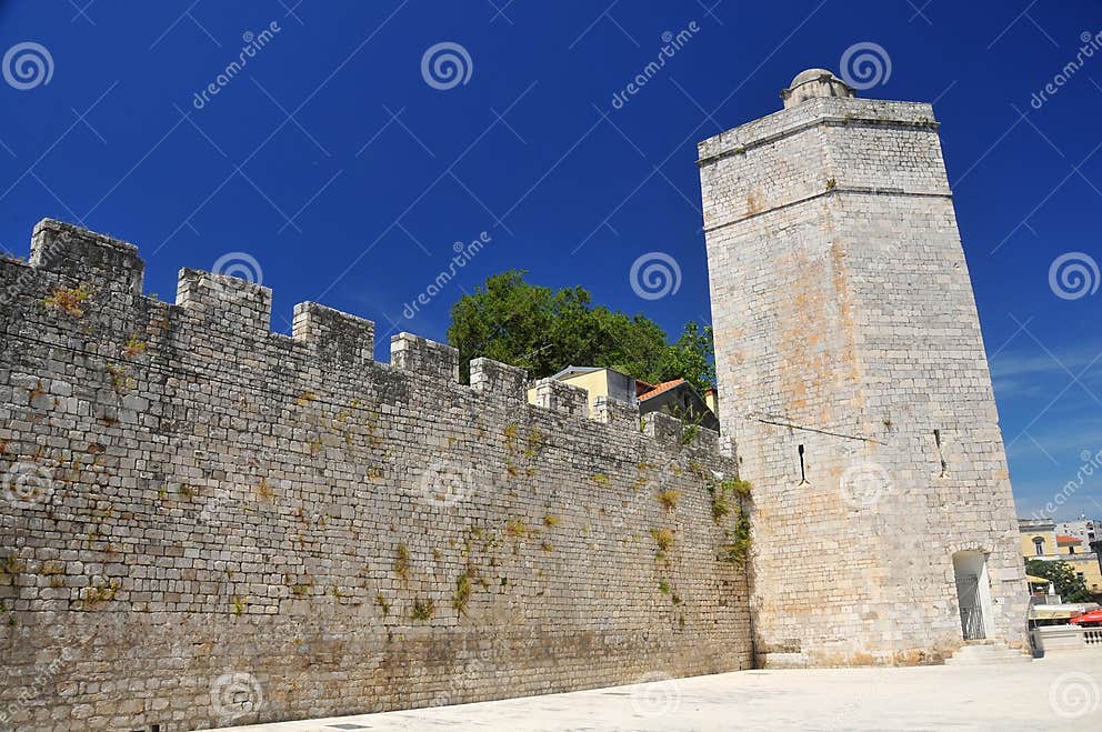 Zadar stock photo. Image of byzantine, fortifications - 15225198
