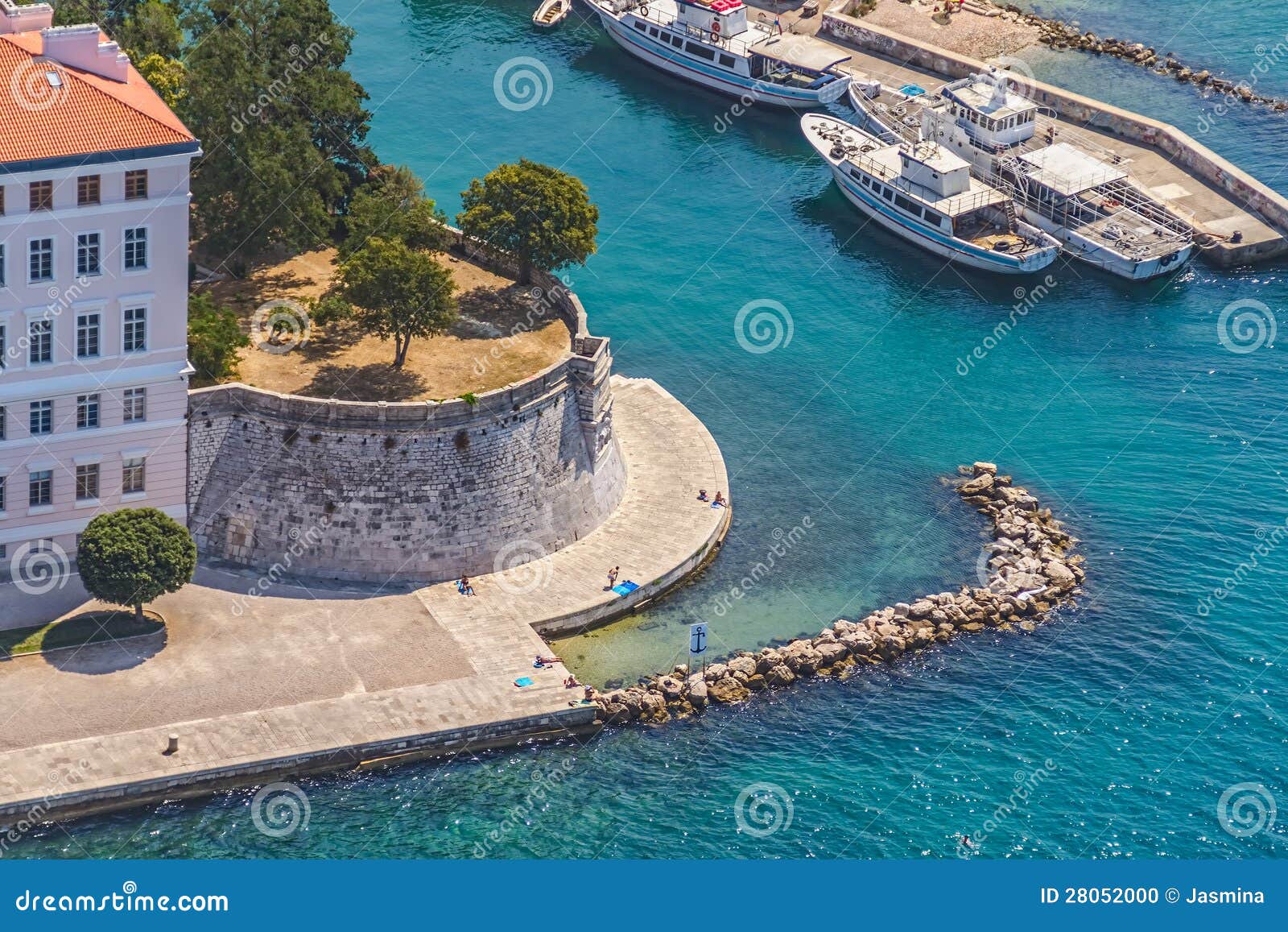 Zadar stock photo. Image of city, croatia, dalmatia, arch - 28052000