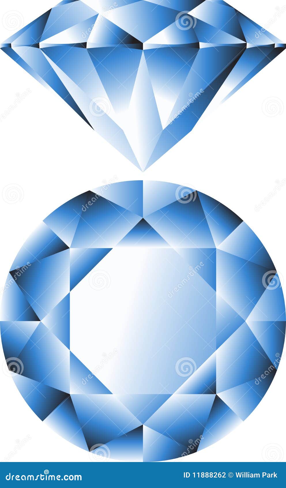 Zafiro ilustración del vector. Ilustración de rojo, insignia - 11888262