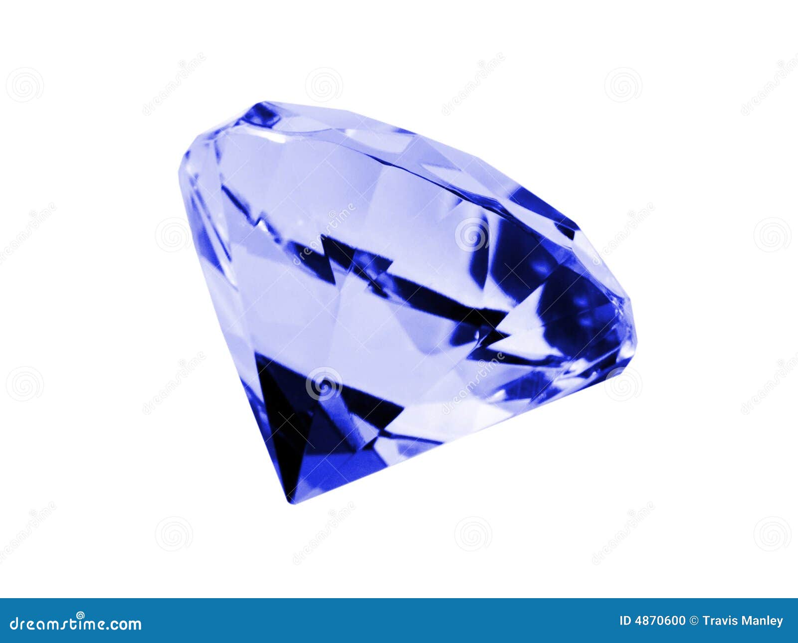 Zafiro aislado foto de archivo. Imagen de aislado, gema - 4870600