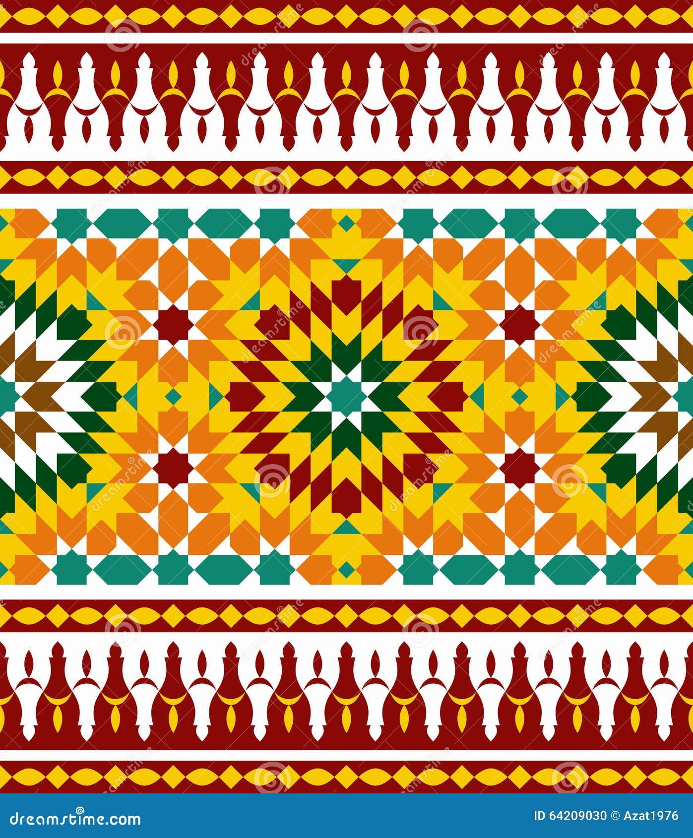 Zagora Morocco Border Two stock vector. Illustration of border - 64209030