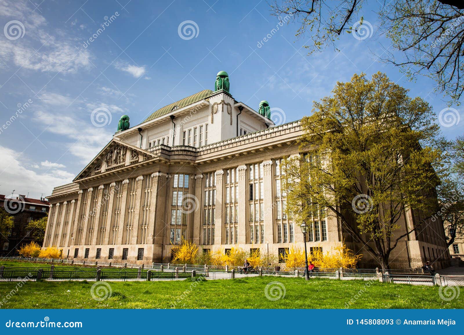 Facade of the State Archives Building in Zagreb Editorial Stock Photo ...