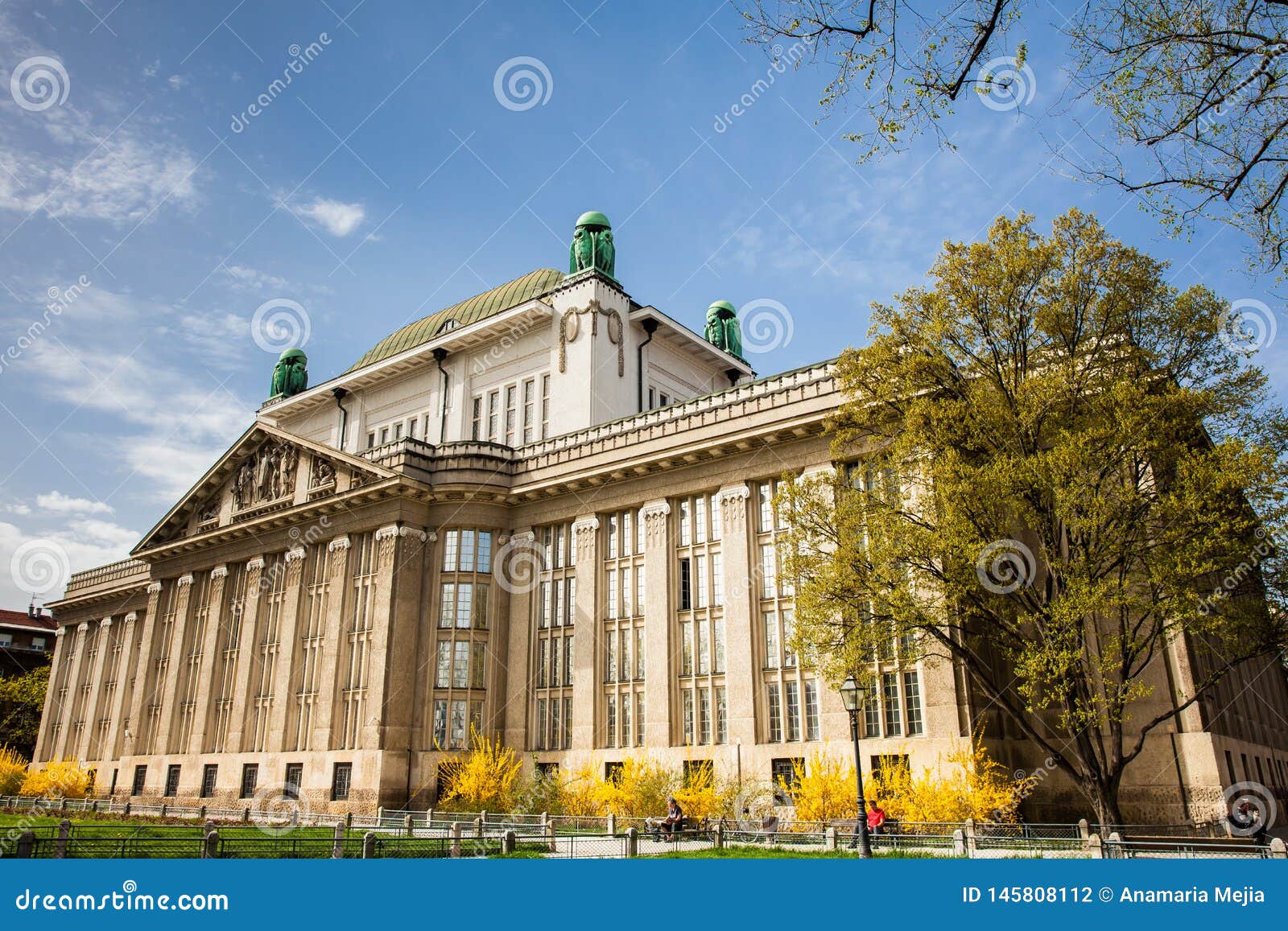Facade of the State Archives Building in Zagreb Editorial Photography ...
