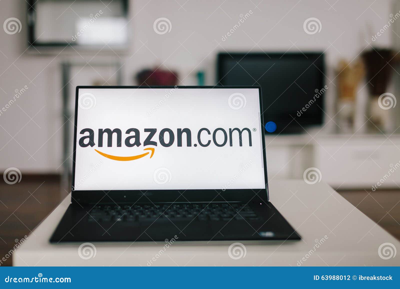 ZAGREB, CROATIA - DECEMBER 20 2015: Amazon Logo on Modern Laptop Screen ...