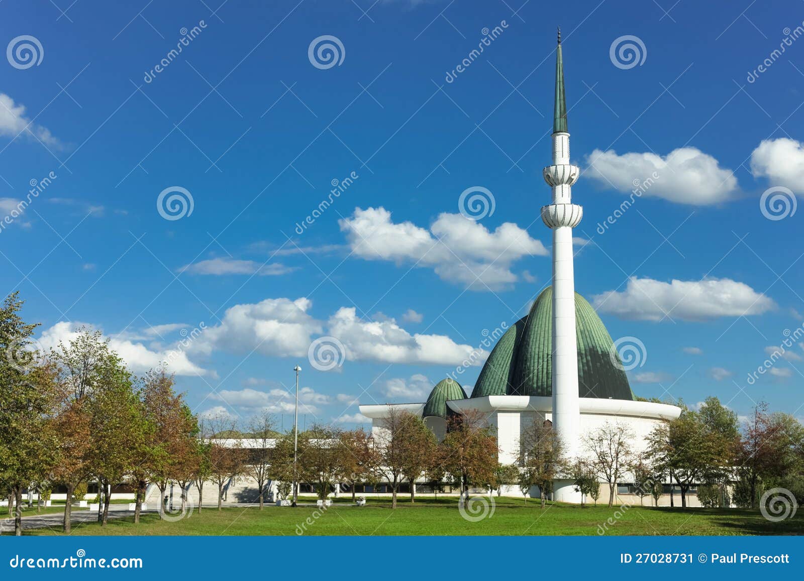 Zagreb Mosque stock image. Image of islam, culture, muslim - 27028731