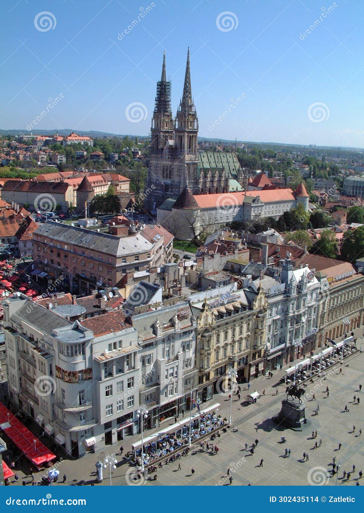 Zagreb Skyline View Editorial Image | CartoonDealer.com #25873484