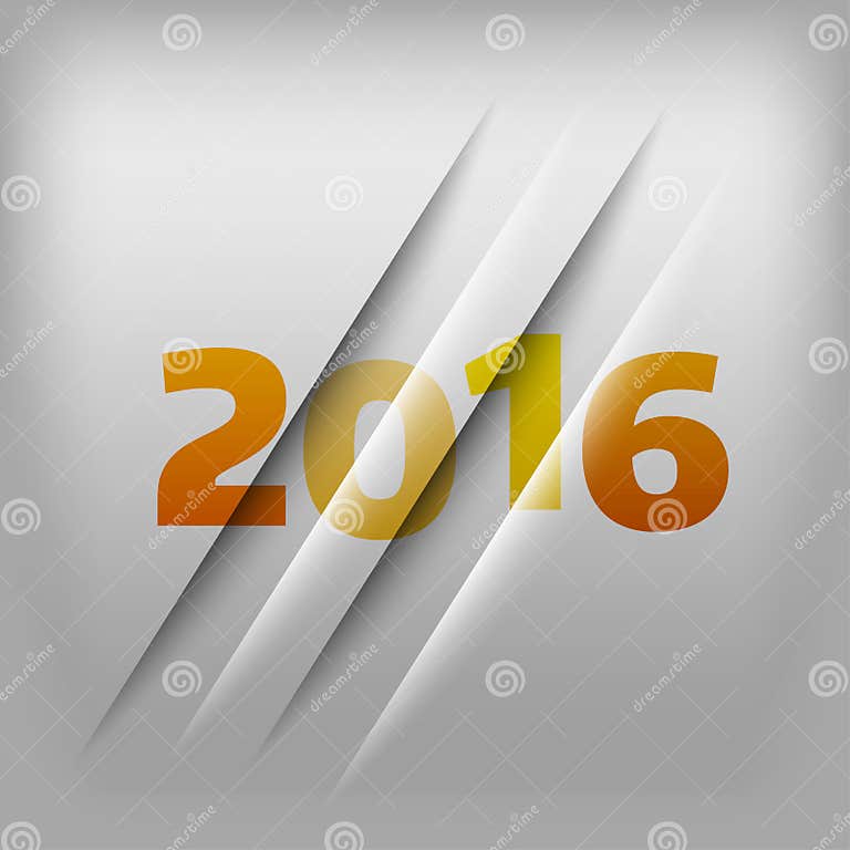 Zahl-Hintergrund 2016 vektor abbildung. Illustration von kalender ...