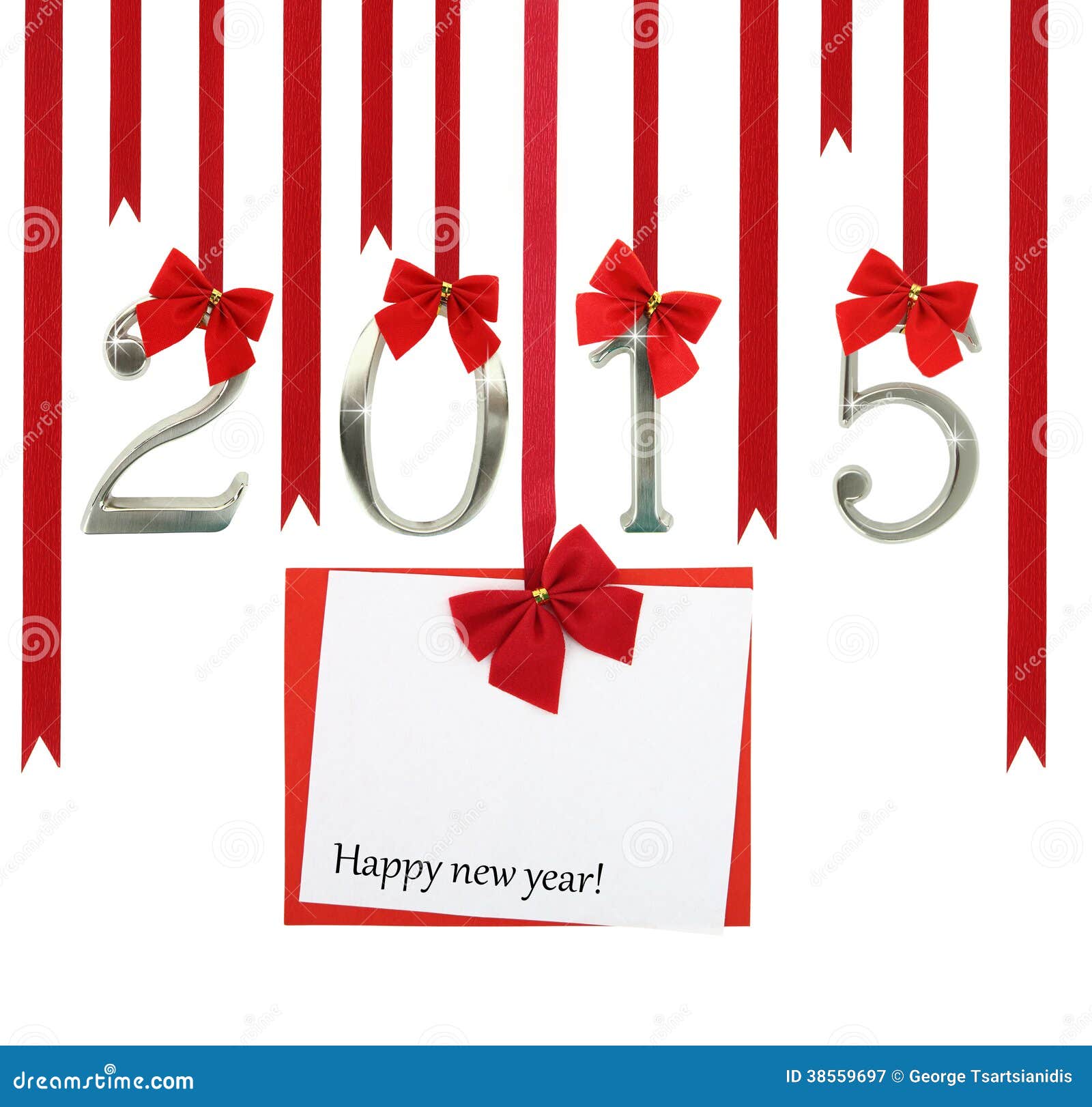 2015 Zahl und Weihnachten stock abbildung. Illustration von aufwendig ...