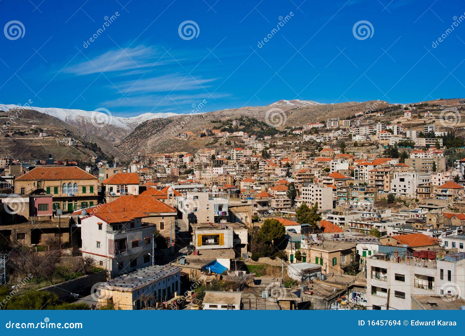 Zahle, Bekaa Valley, Lebanon. Stock Photo - Image of zahlah, lebanon ...