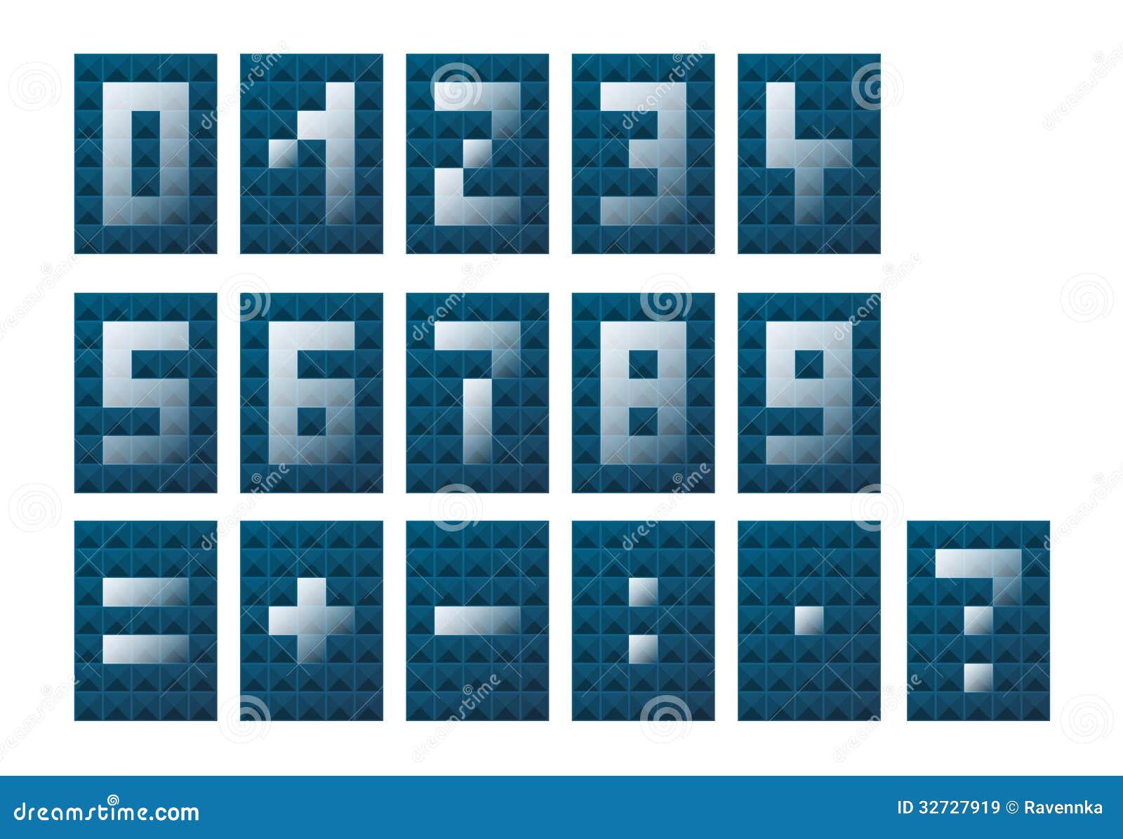 Zahlen Und Mathematische Symbole Vektor Abbildung - Illustration von ...
