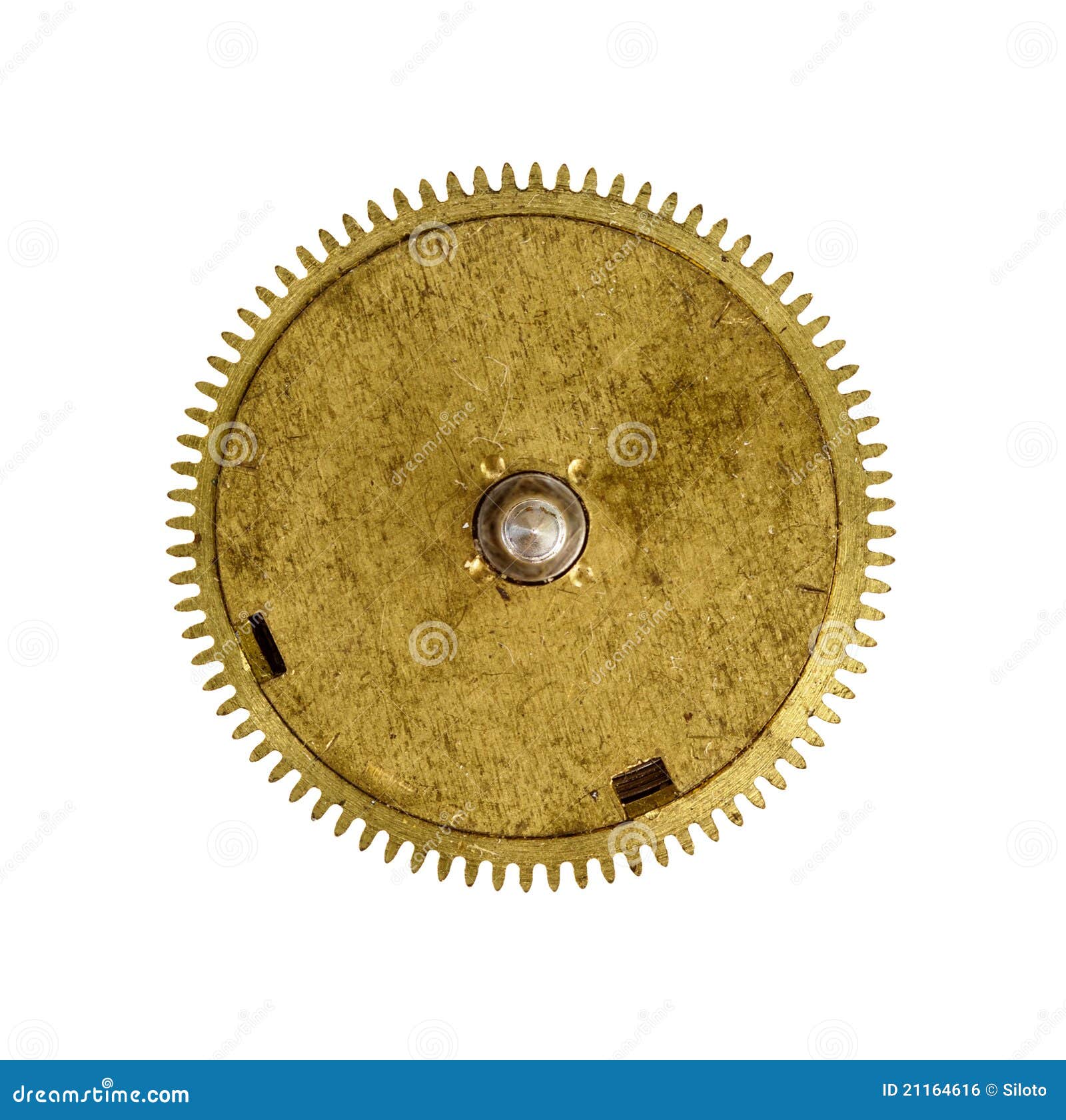 Zahnrad Auf Weißem Hintergrund Stockfoto - Bild von makro, industriell ...