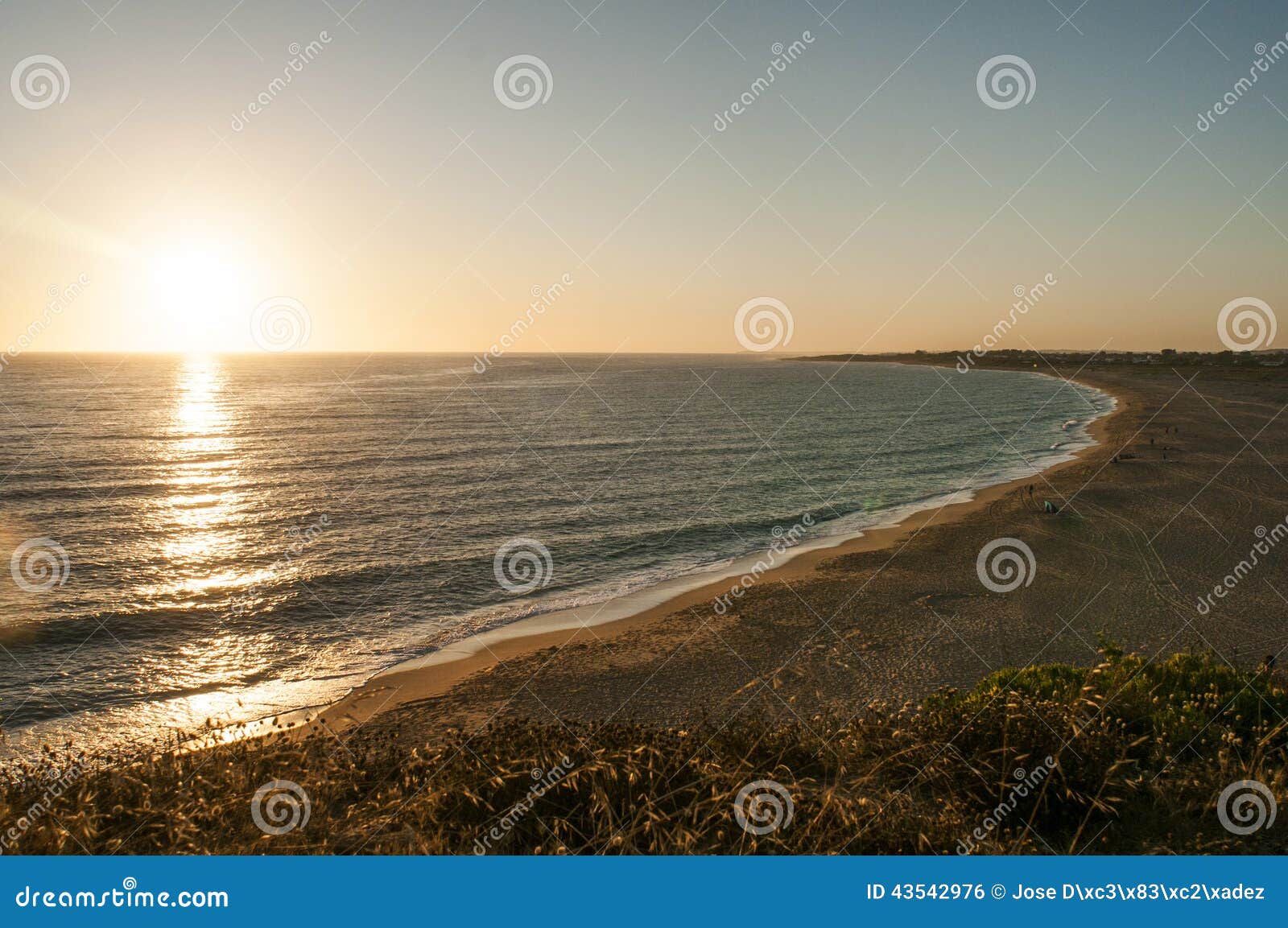 Zahora Beach stock photo. Image of horizon, outdoor, boardwalk - 43542976