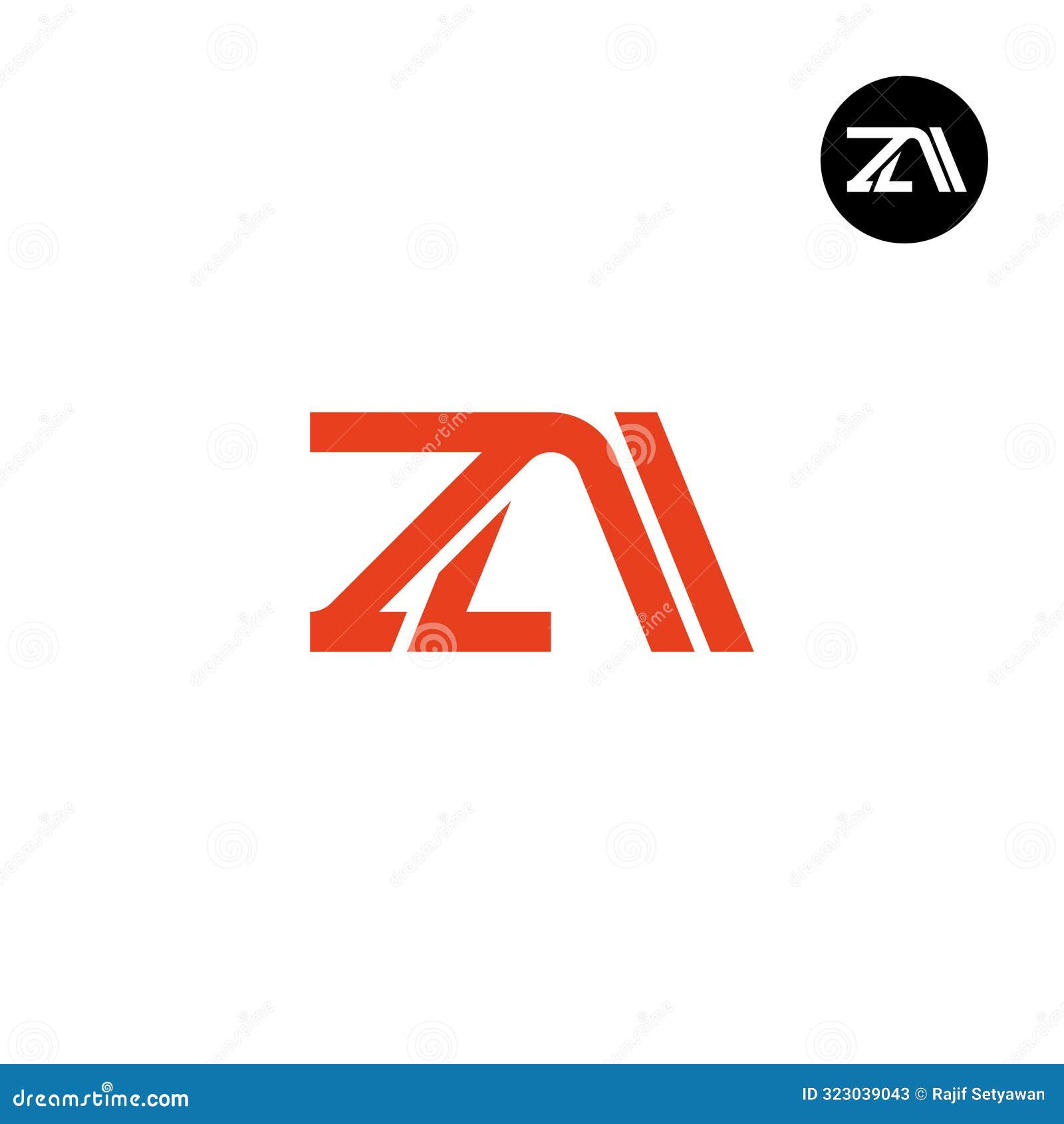 ZAI Logo Letter Monogram Design Stock Vector - Illustration of initial ...
