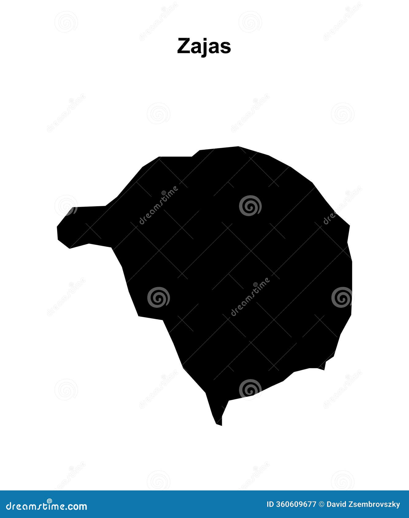 Zajas Macedonia Silhouette Map With Transparent Background Vector ...