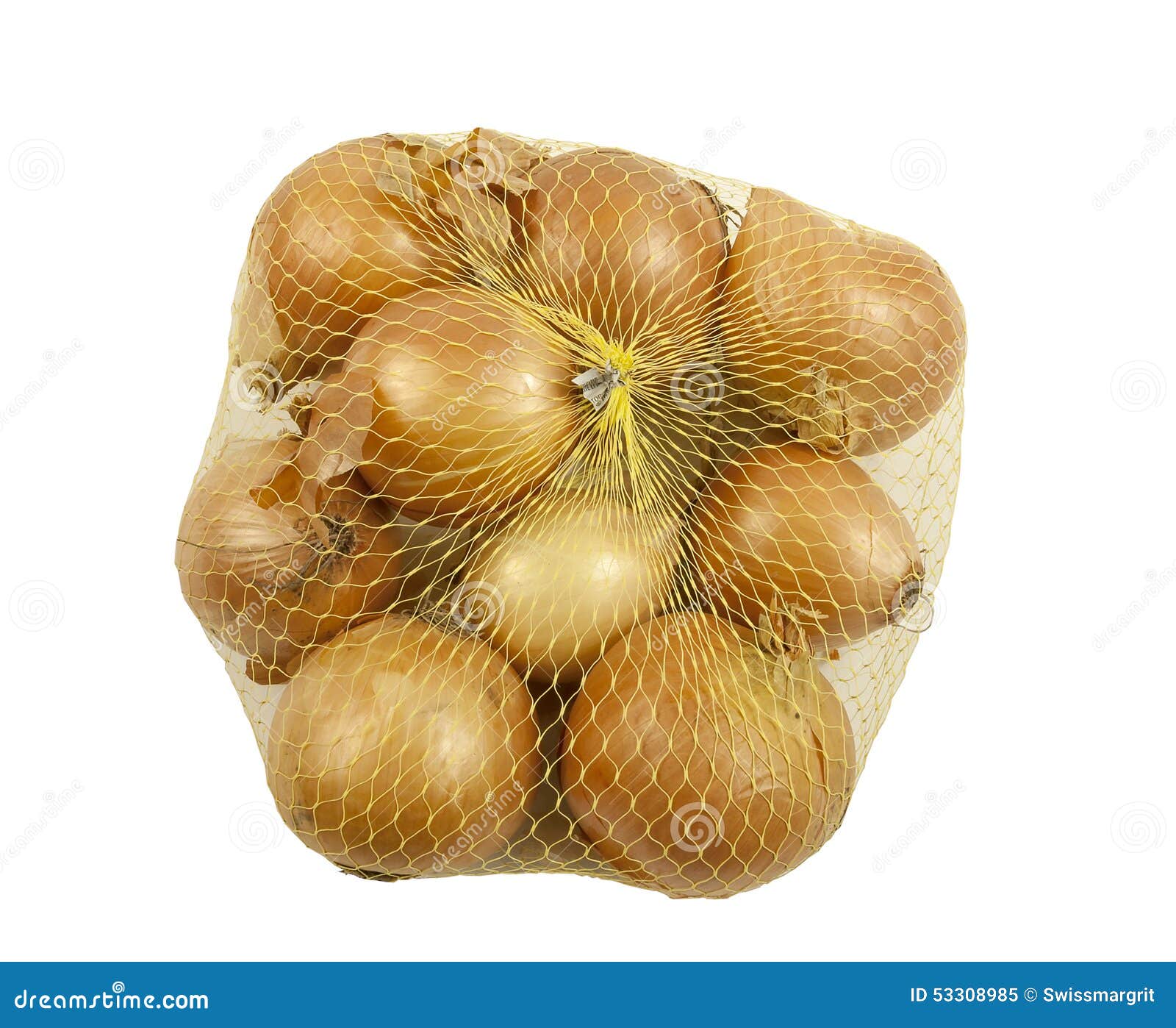 Zak van verse Uien stock afbeelding. Image of achtergrond - 53308985