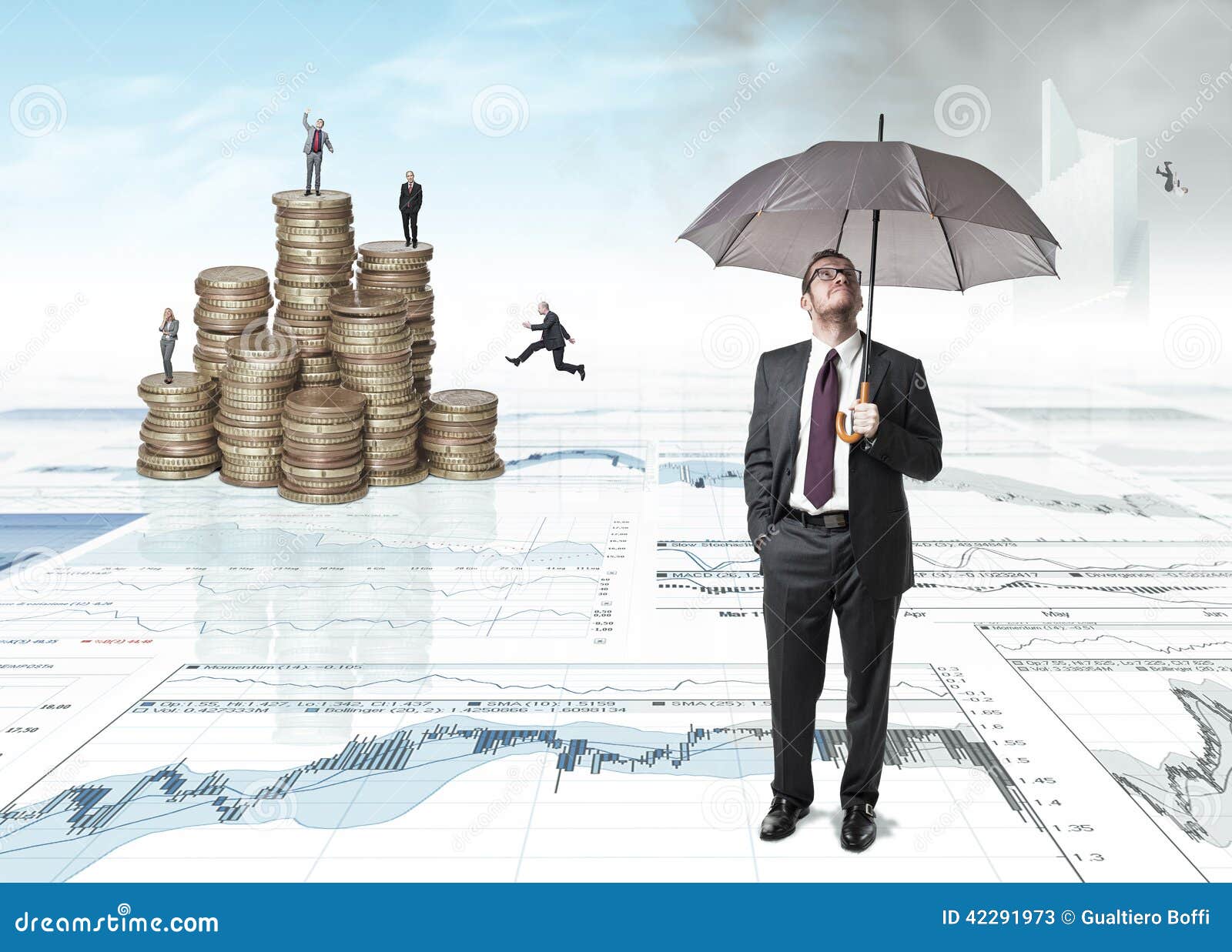 Zaken stock afbeelding. Image of uitdaging, begrip, mensen - 42291973