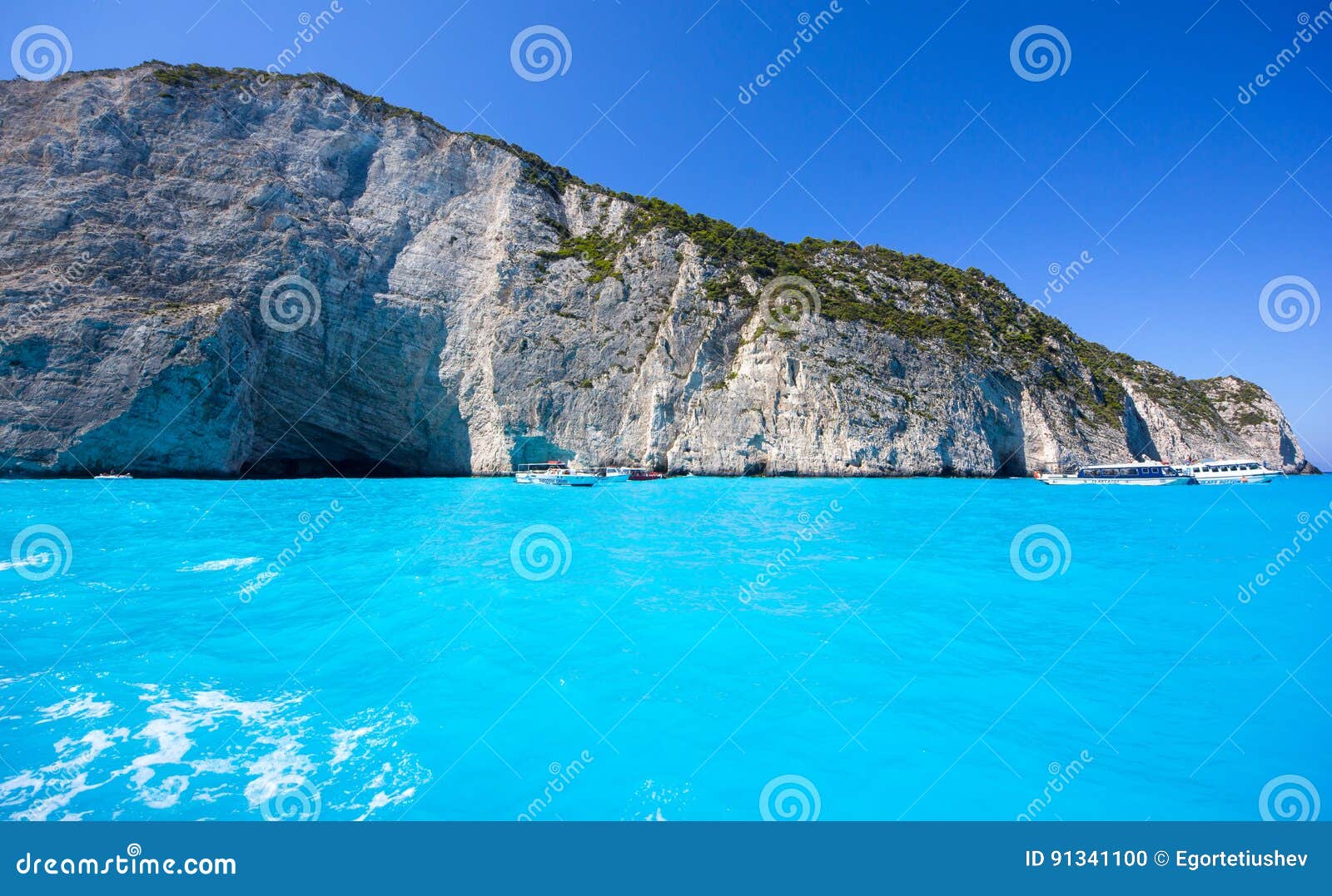 Zakynthos Cliffs and Mediterranean Sea, Greece Editorial Image - Image ...