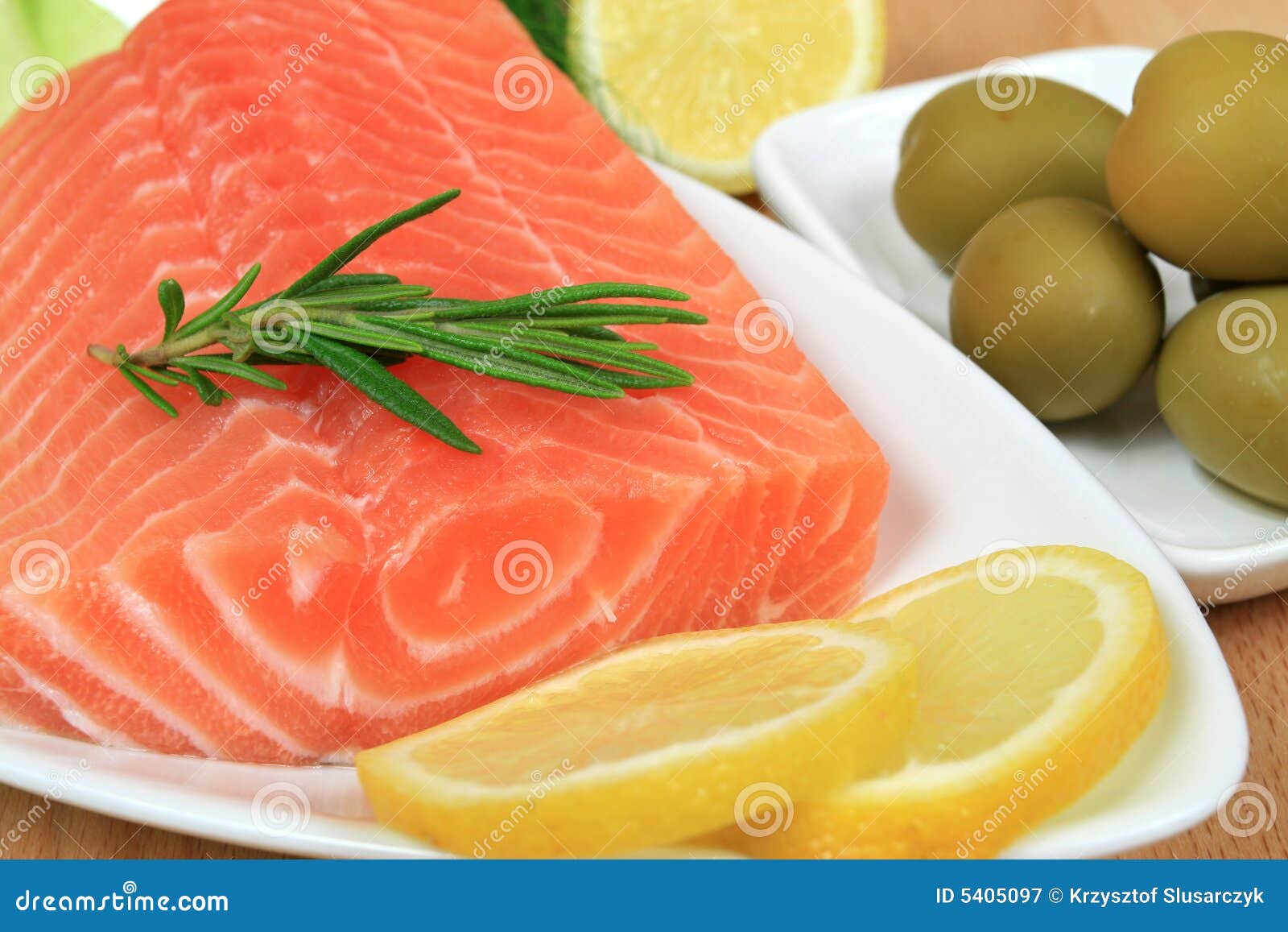Zalm stock afbeelding. Image of restaurant, overzees, vissen - 5405097