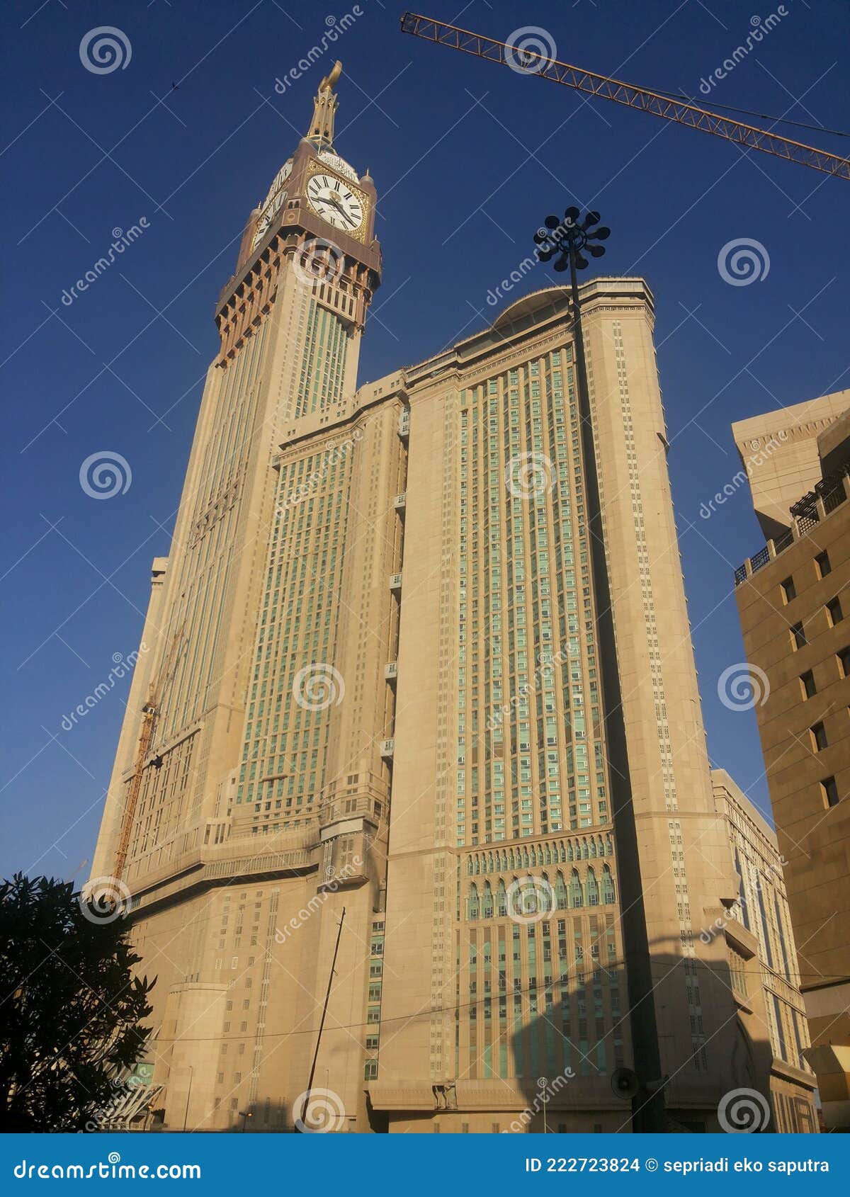 Zam zam tower editorial stock image. Image of architecture - 222723824