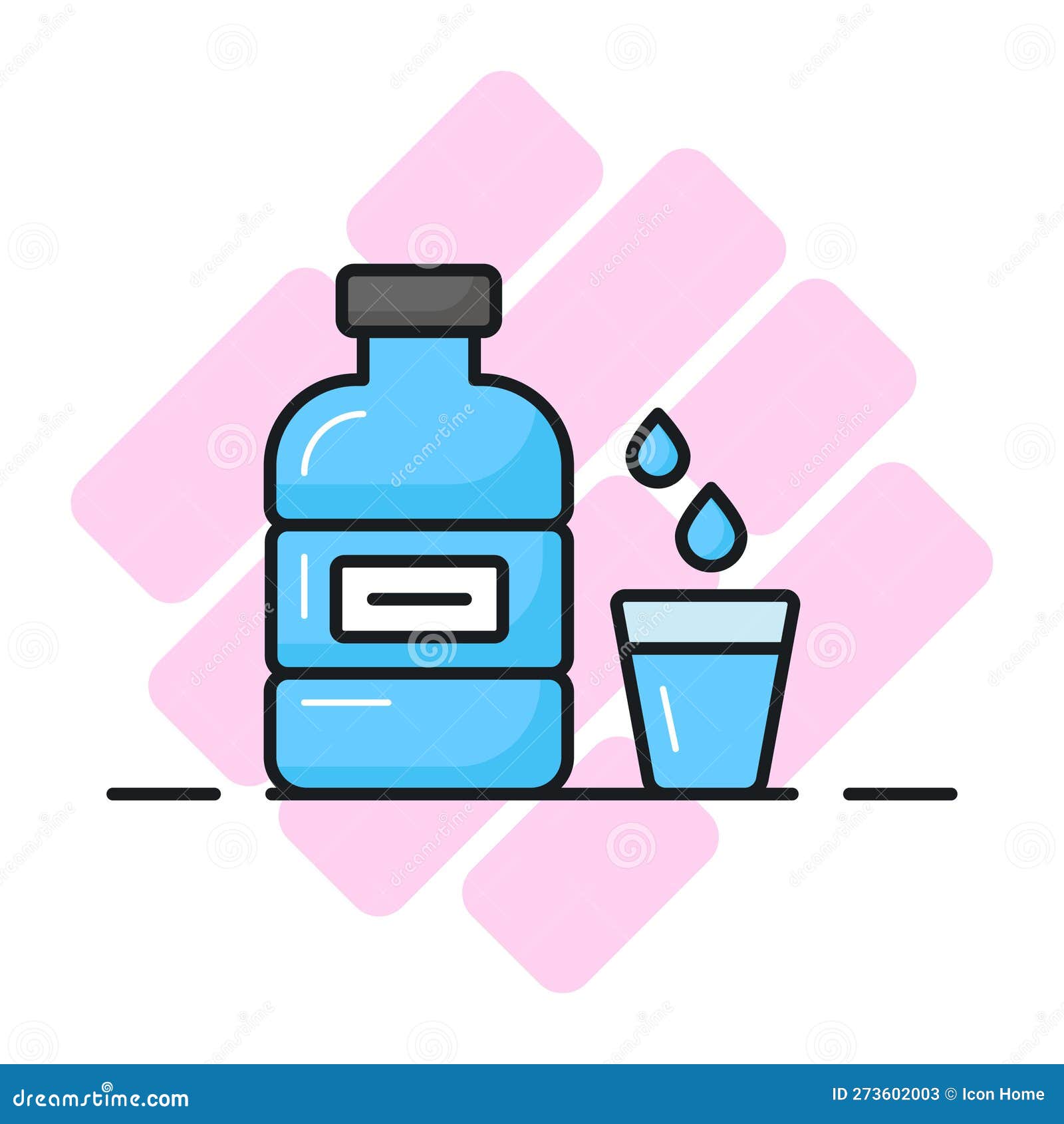 Water Gallon Logo Concept Vector Royalty-Free Stock Photography ...