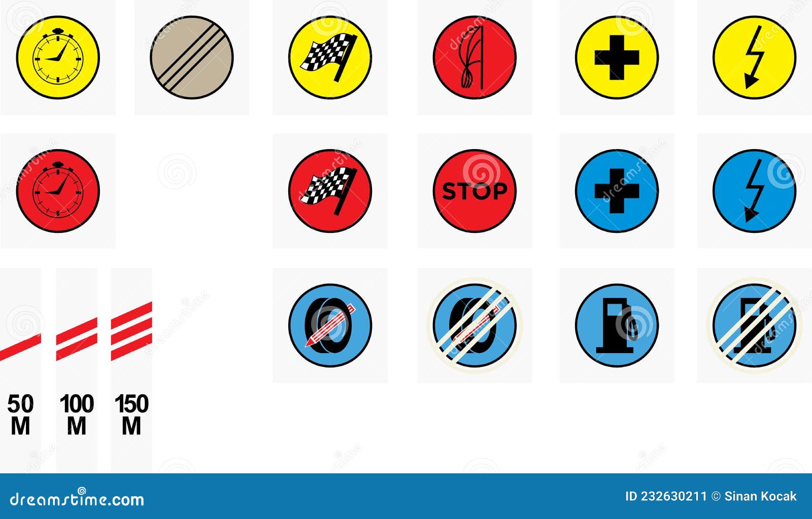 Official Signage Full Set for Motorsports, Rallying, Automobile Sports ...