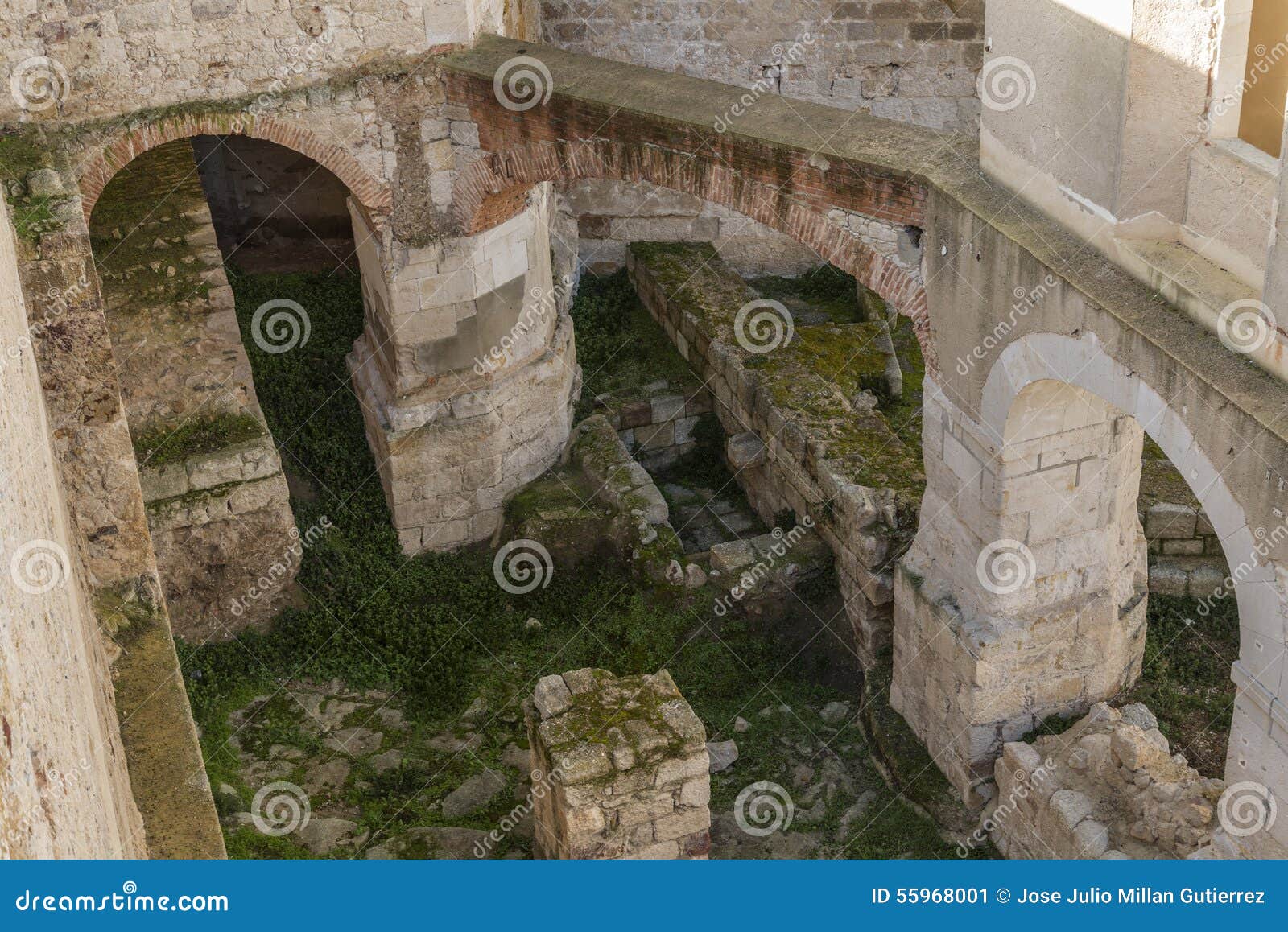 Zamora castle stock image. Image of ruin, lane, outdoor - 55968001
