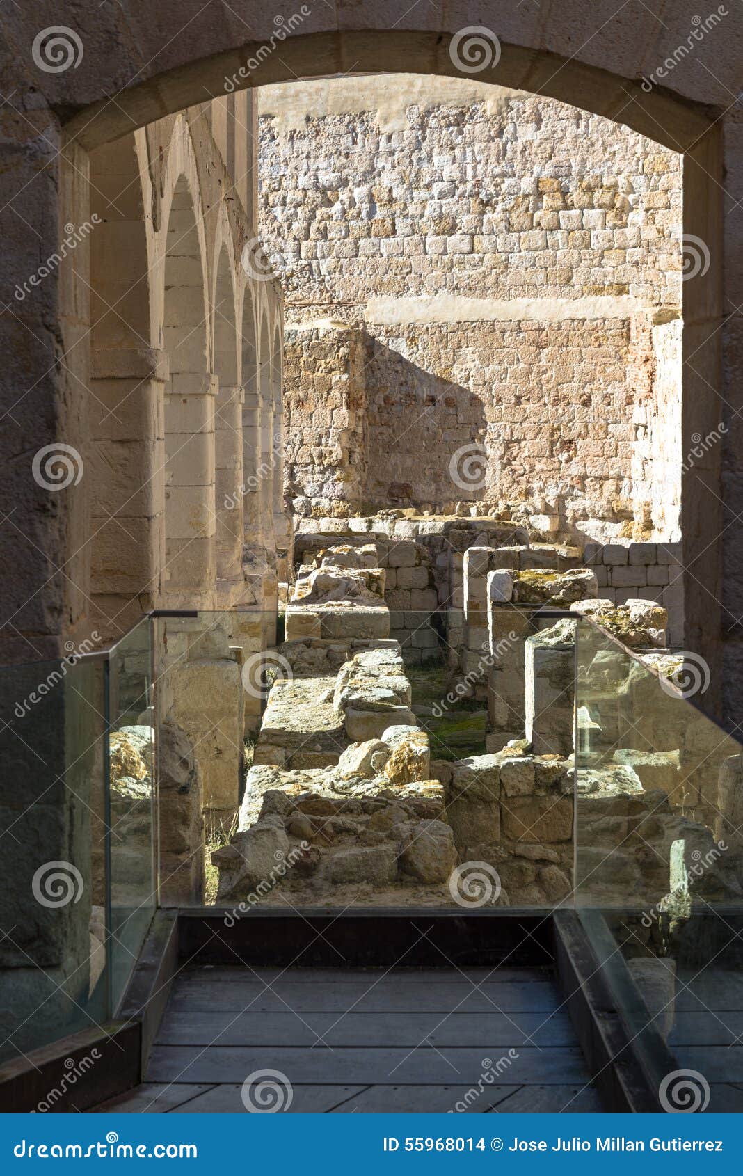 Zamora castle stock photo. Image of promenade, defense - 55968014
