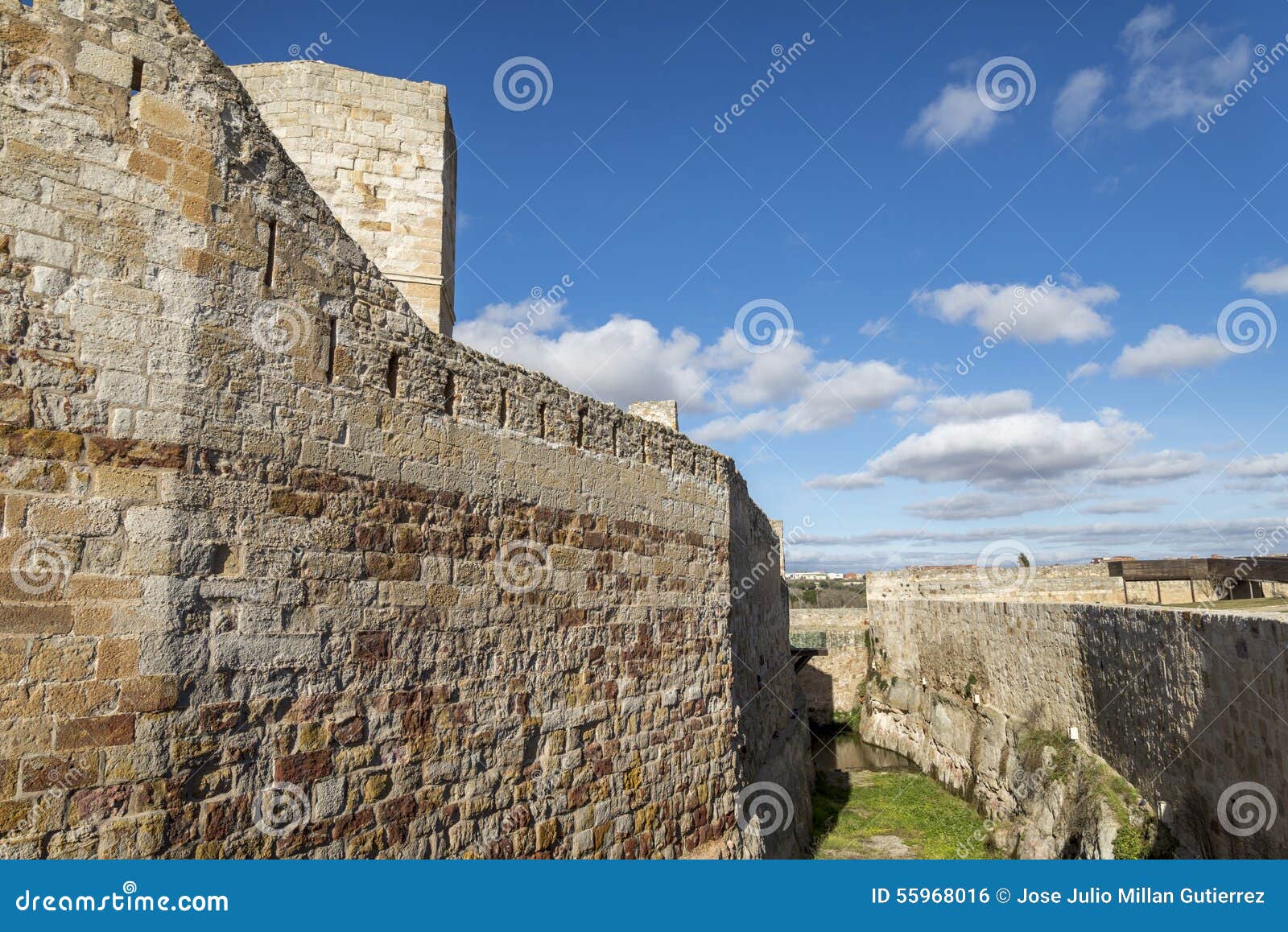 Zamora castle stock photo. Image of roman, clear, cheerful - 55968016