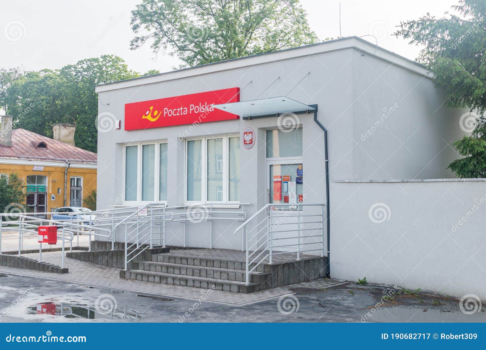 Post Office Building of Polish Post Editorial Photography - Image of ...
