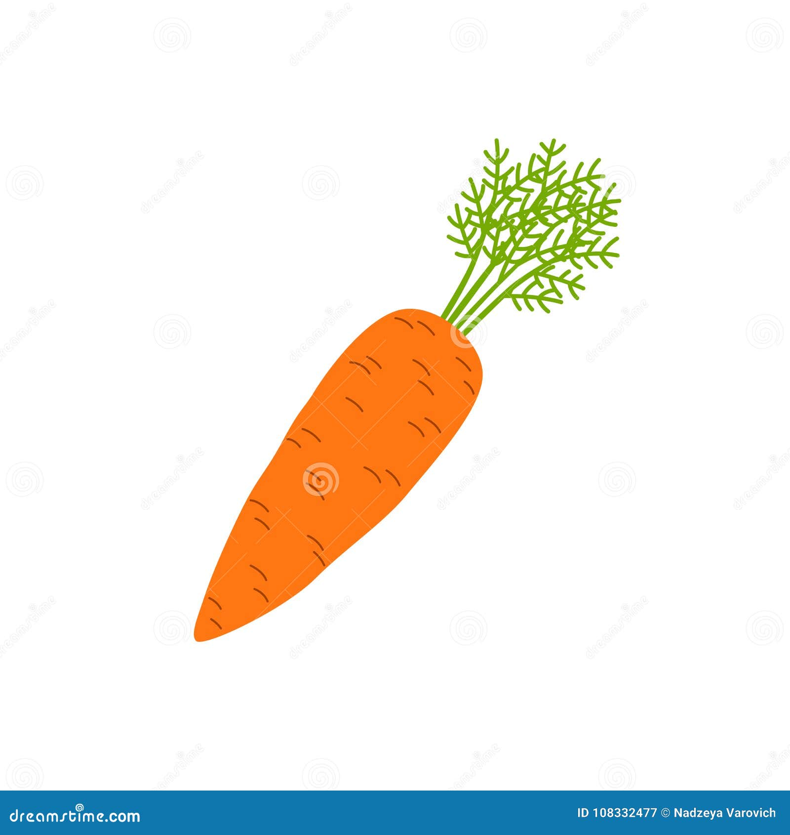 Zanahoria Ilustración Del Vector Ilustración del Vector - Ilustración ...