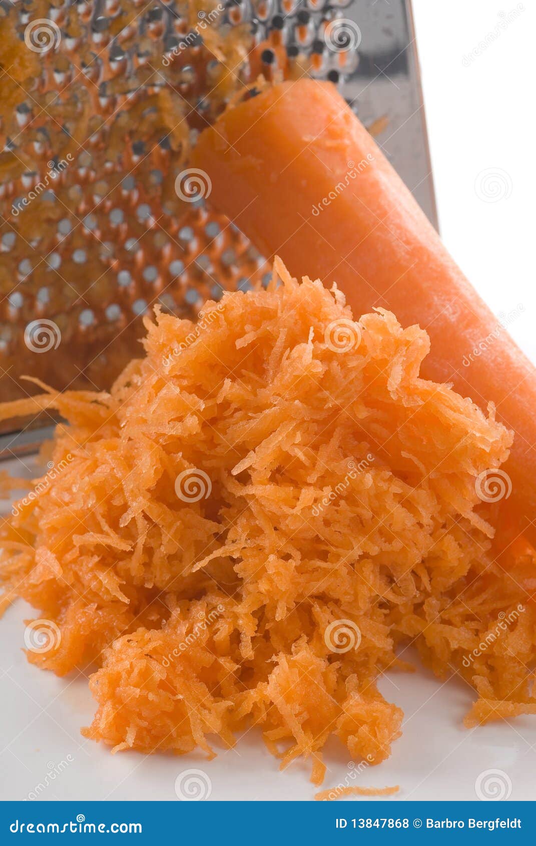 Zanahoria rallada foto de archivo. Imagen de rallado - 13847868