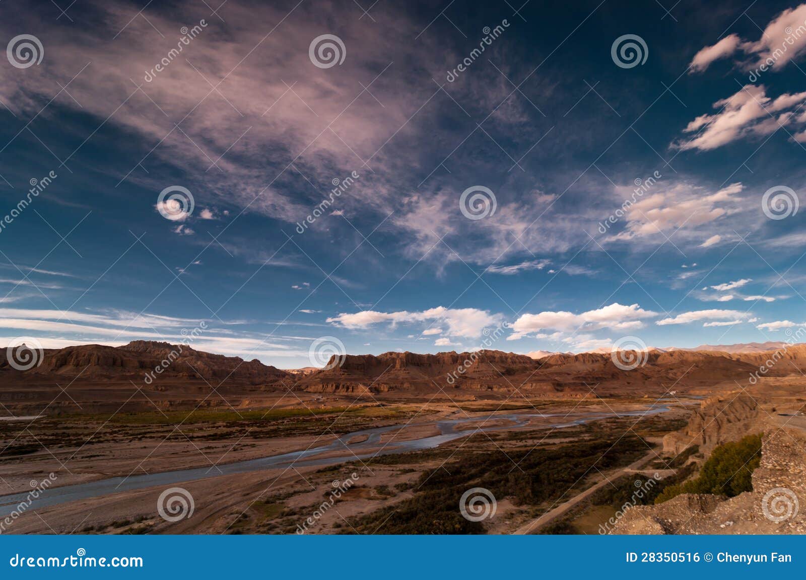 Zanda in Tibet stock photo. Image of pagoda, blue, extreme - 28350516