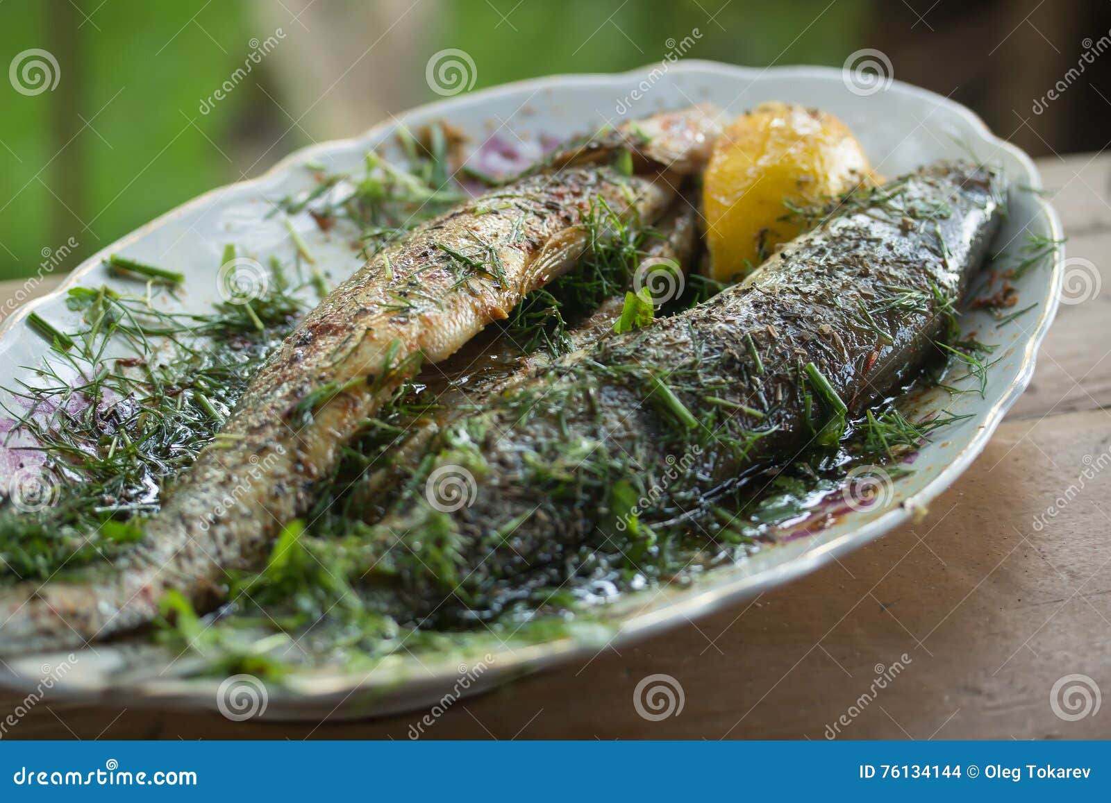 Zander Fish Prepared in Marinade Stock Photo - Image of pickled ...