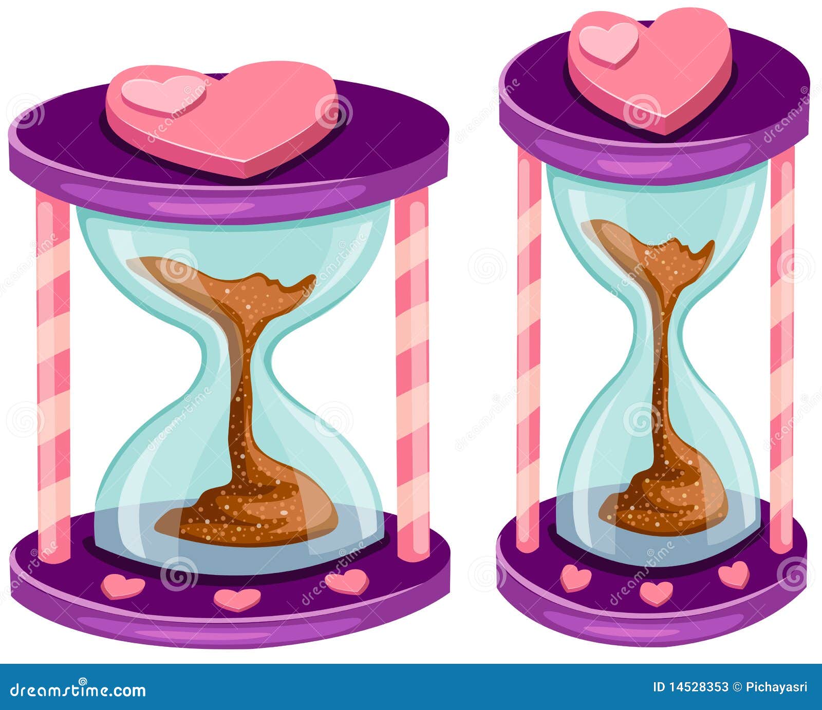 Zandloper vector illustratie. Illustration of antiquiteit - 14528353