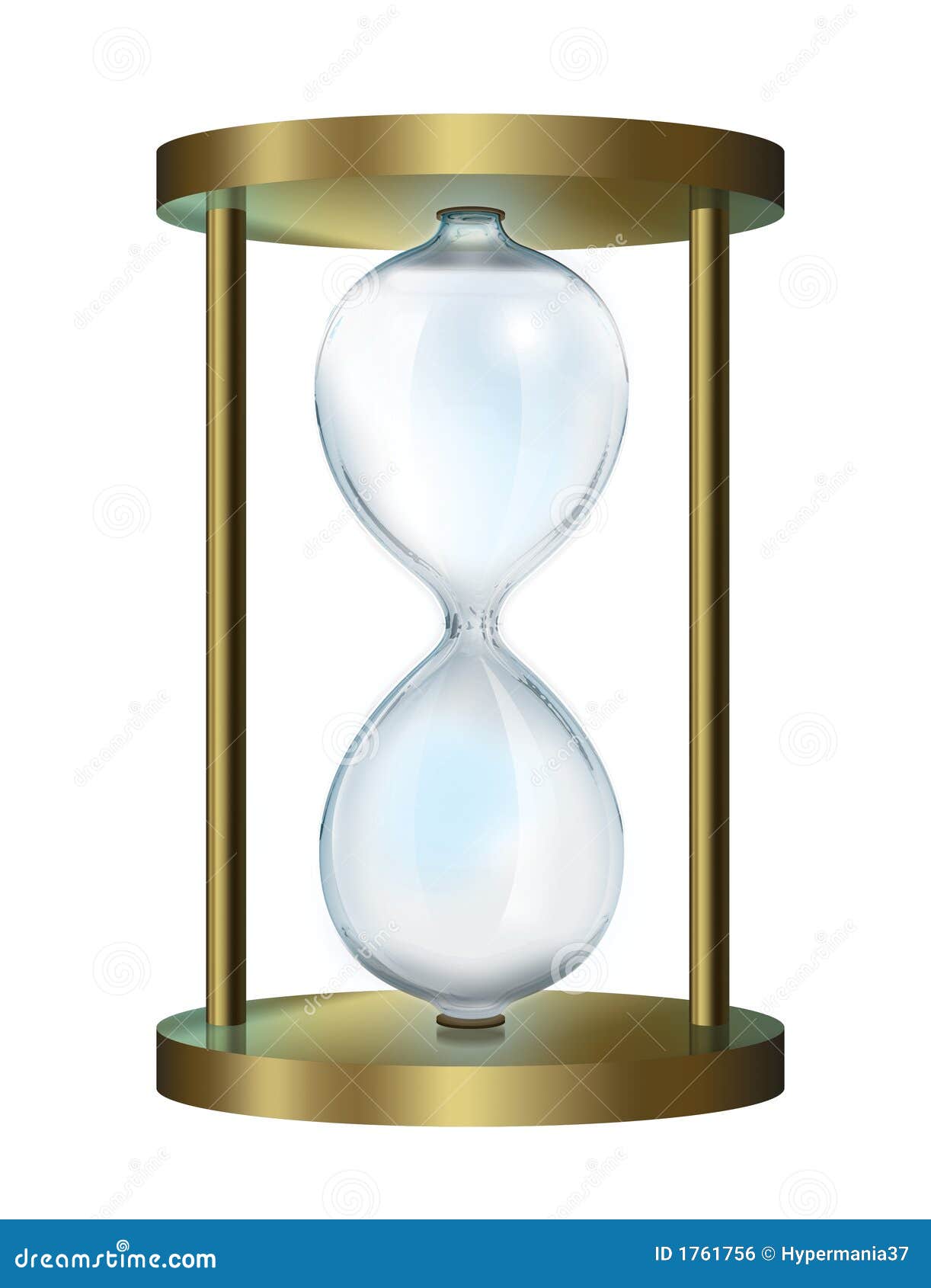 Zandloper stock illustratie. Illustration of verloop, klok - 1761756