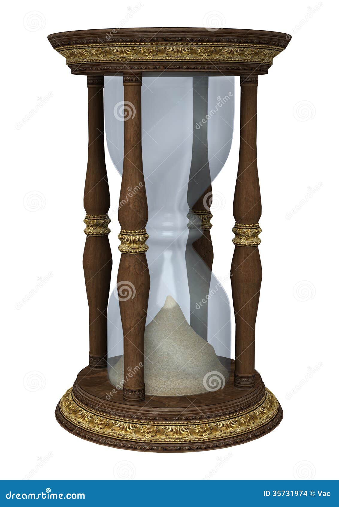 Zandloper stock illustratie. Illustration of voorwerp - 35731974