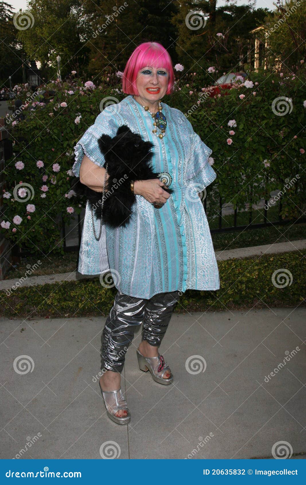 Zandra Rhodes editorial photography. Image of rhodes - 20635832