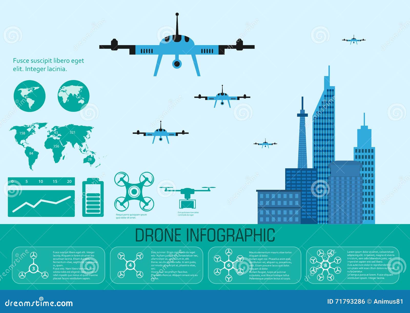 ZANGÃO INFOGRAPHIC ilustração do vetor. Ilustração de vôo - 71793286
