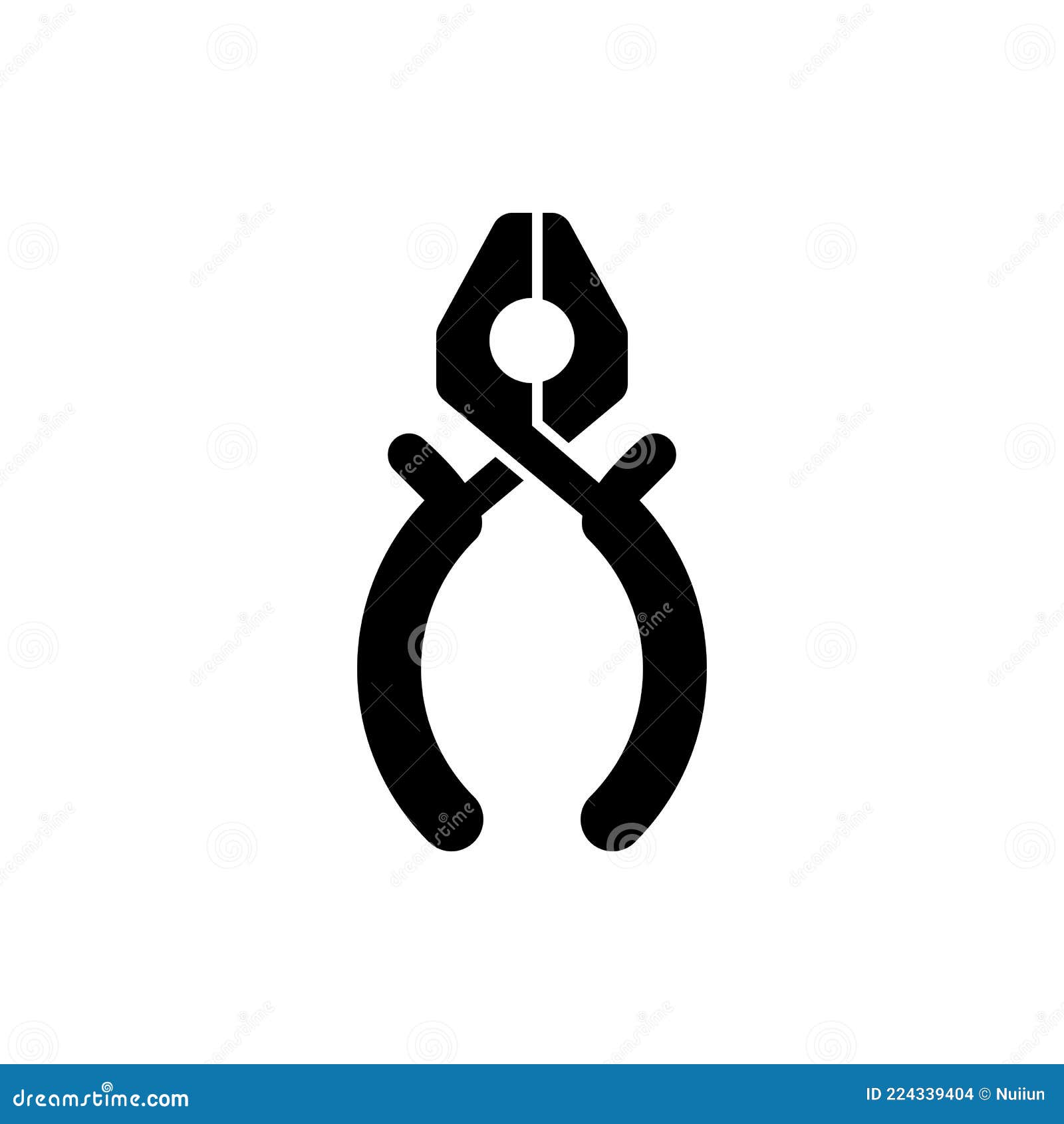 Zange Symbol Toolkit Vektorgrafik Vektor Abbildung - Illustration von ...