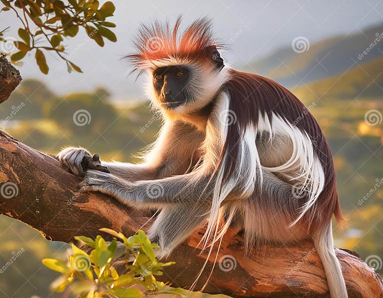 Zanzibar Red Colobus - Piliocolobus Kirkii, Tanzania, Zanzibar. African ... Zanzibar Red Colobus - Piliocolobus Kirkii, Tanzania, Zanzibar. African ...