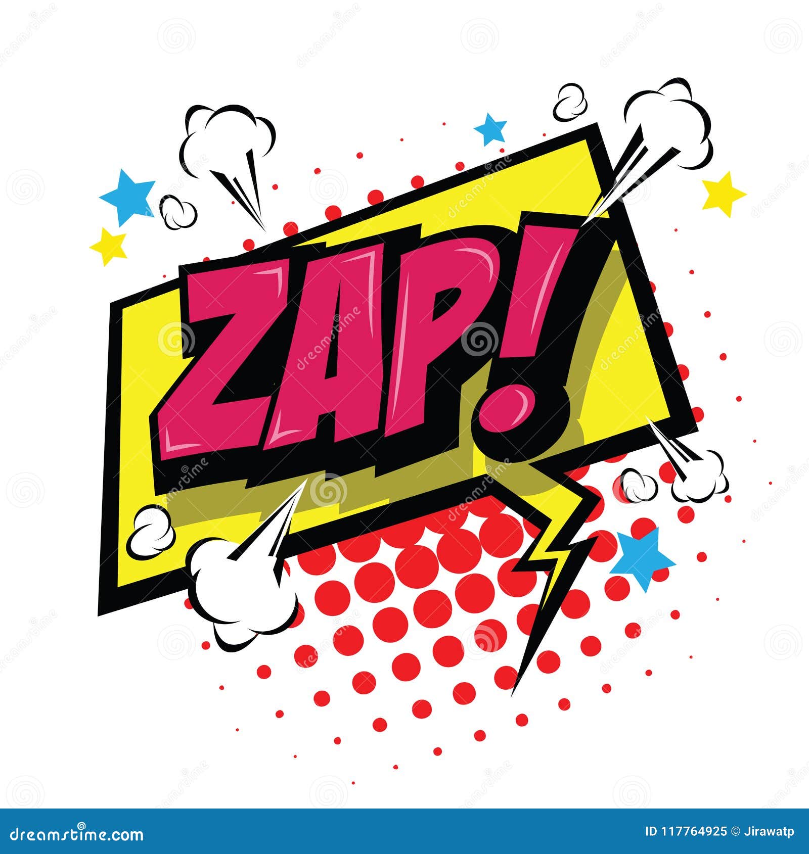 Zap! Comic Speech Bubble. Vector Eps 10. | CartoonDealer.com #117764925