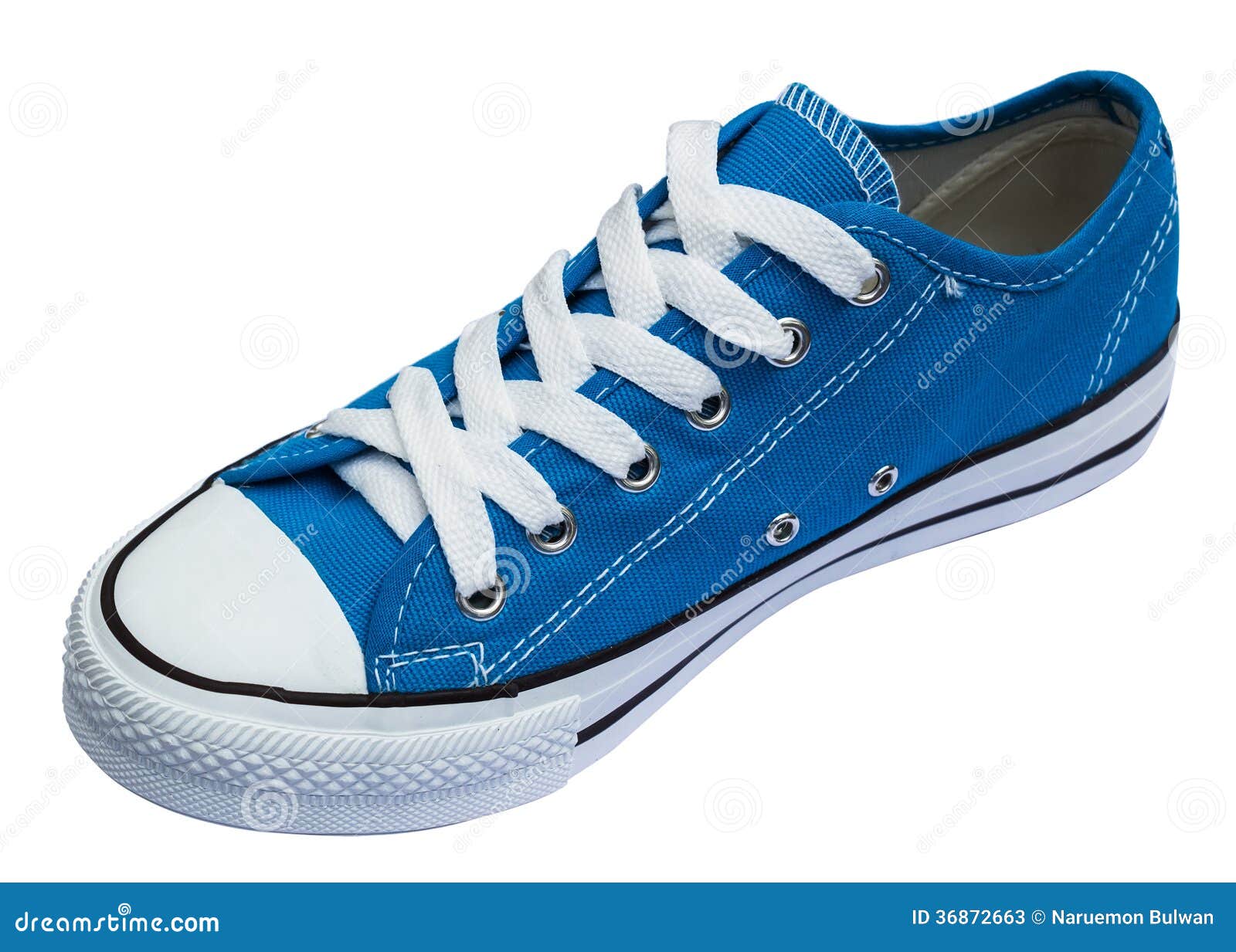 Zapatos Azules De La Moda Aislados Imagen de archivo - Imagen de ...