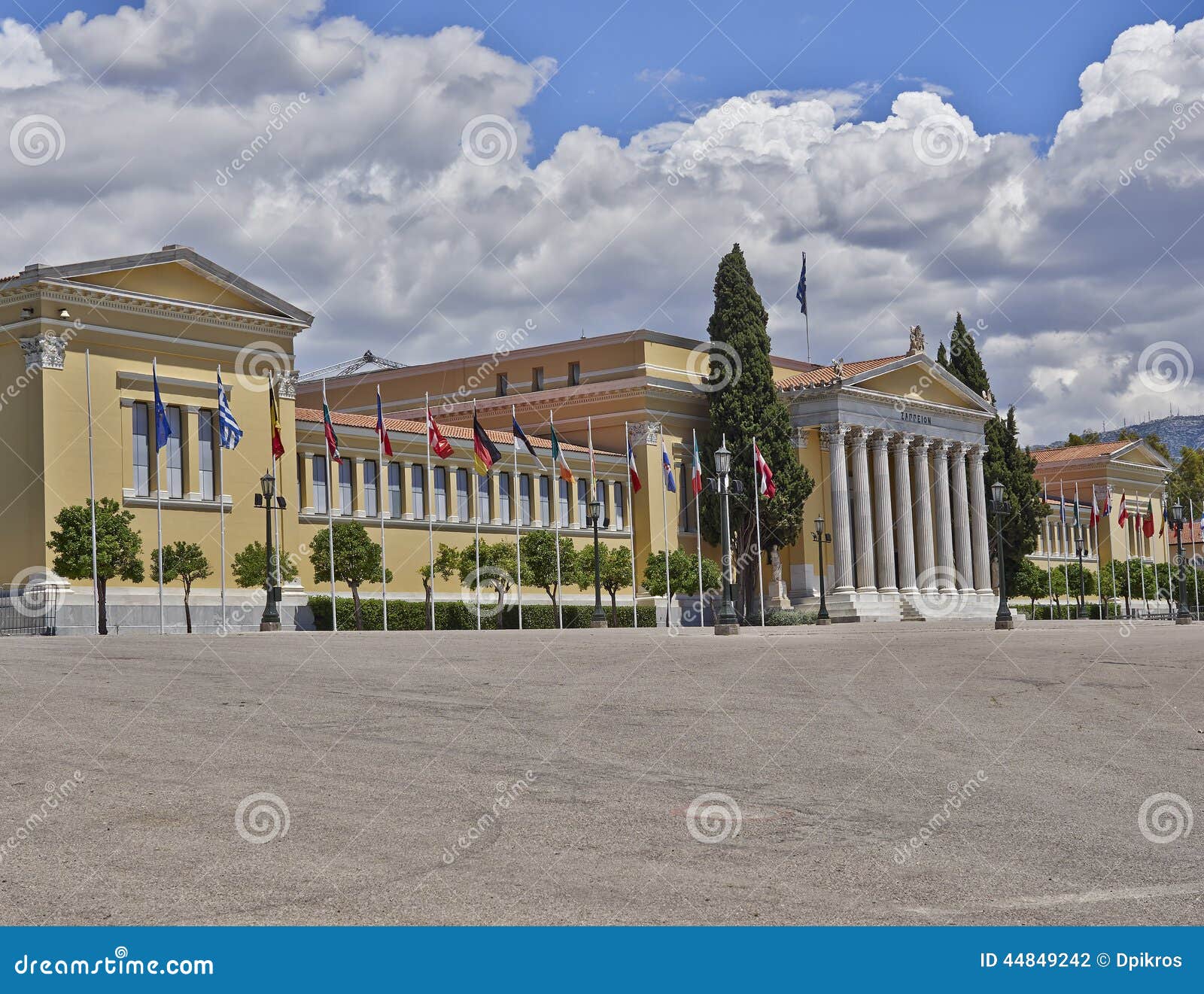 Zapeion Building, Athens Greece Stock Photo - Image of historic, palace ...