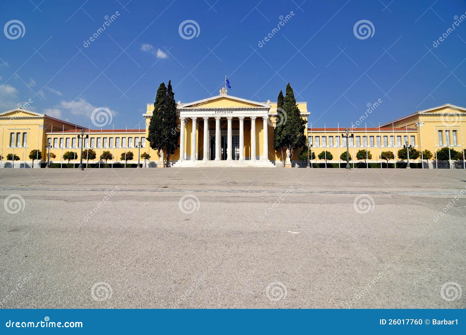 Zappeion stock photo. Image of summer, zappeion, tourism - 26017760