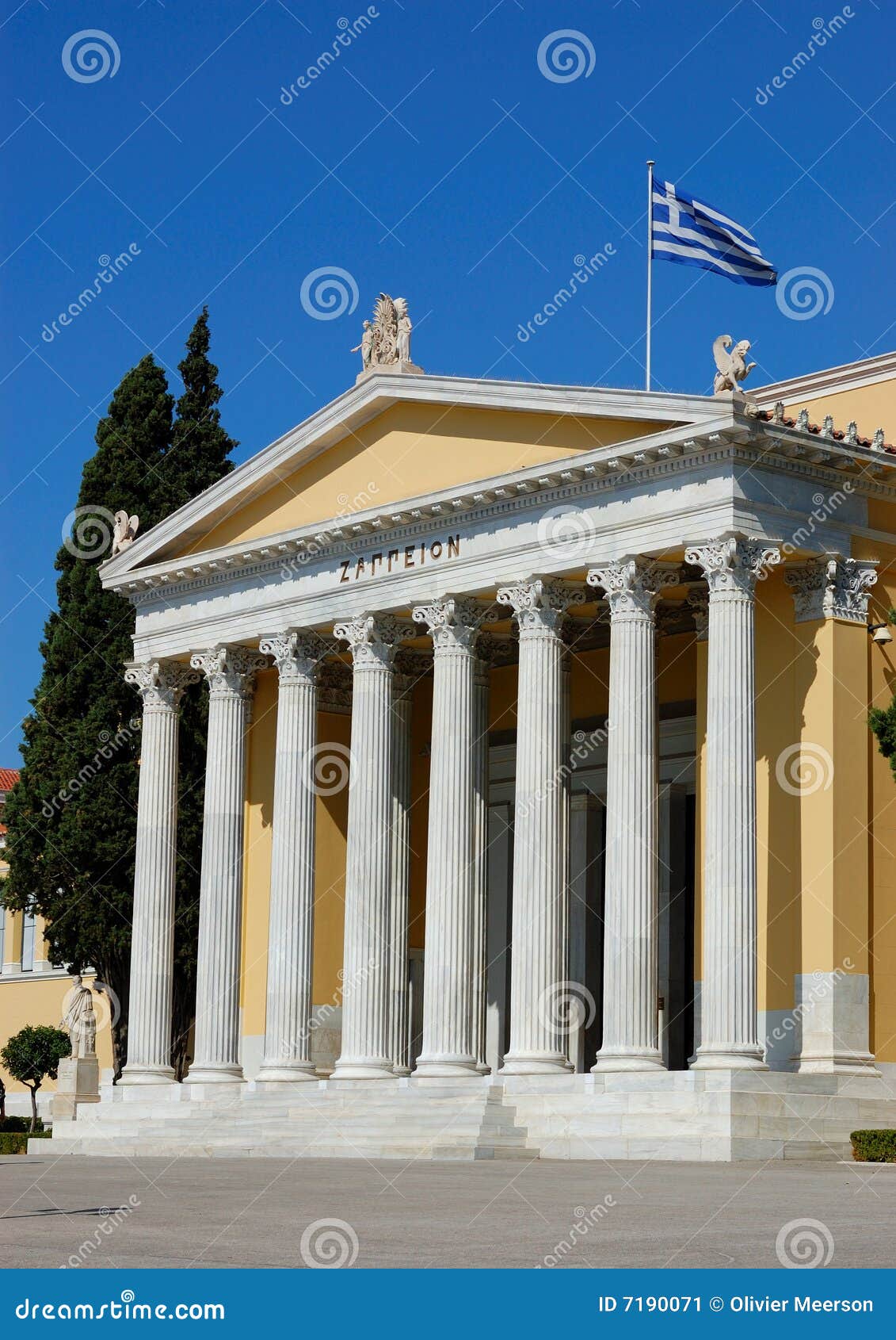 Zappeion, athens, greece stock image. Image of greece - 7190071