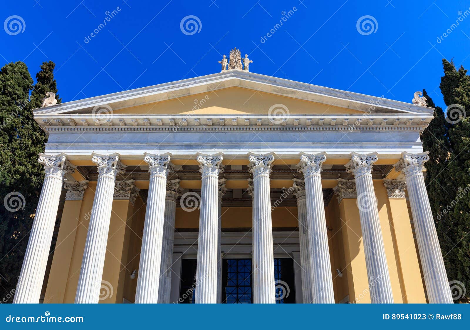 Zappeion Megaron Building in Athens, Greece Stock Image - Image of ...