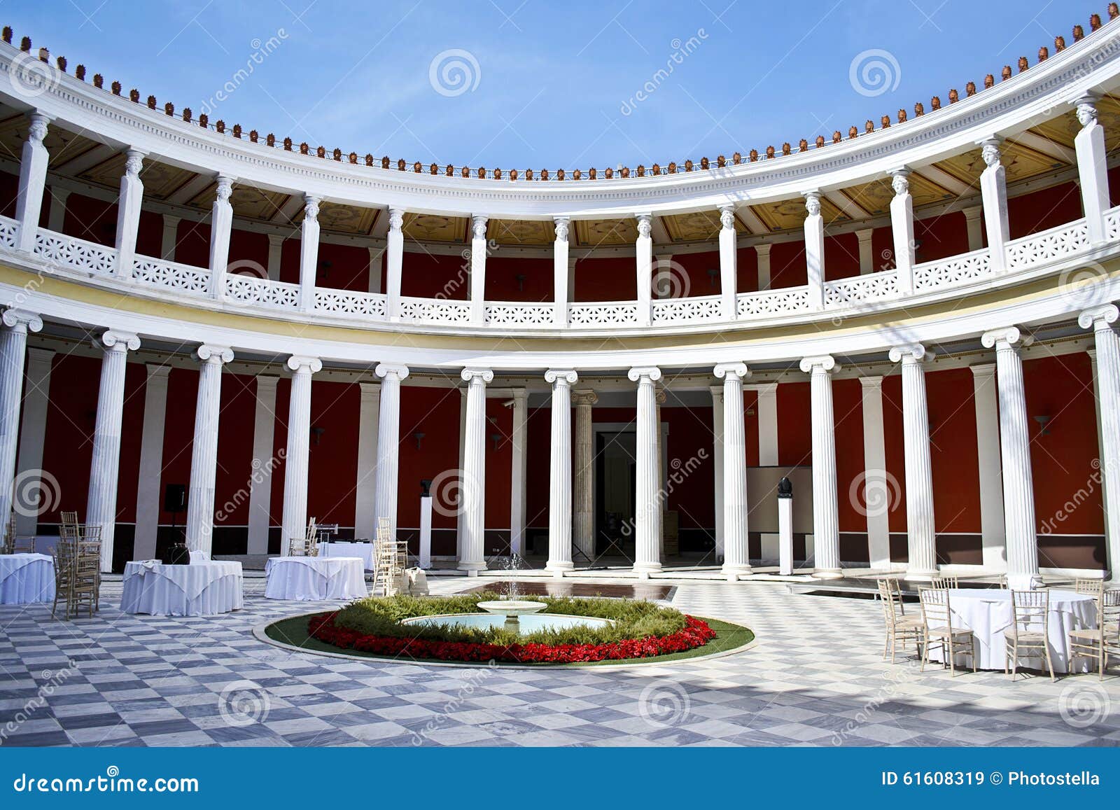 Zappeion Megaron Hall of Athens Stock Image - Image of pediment ...