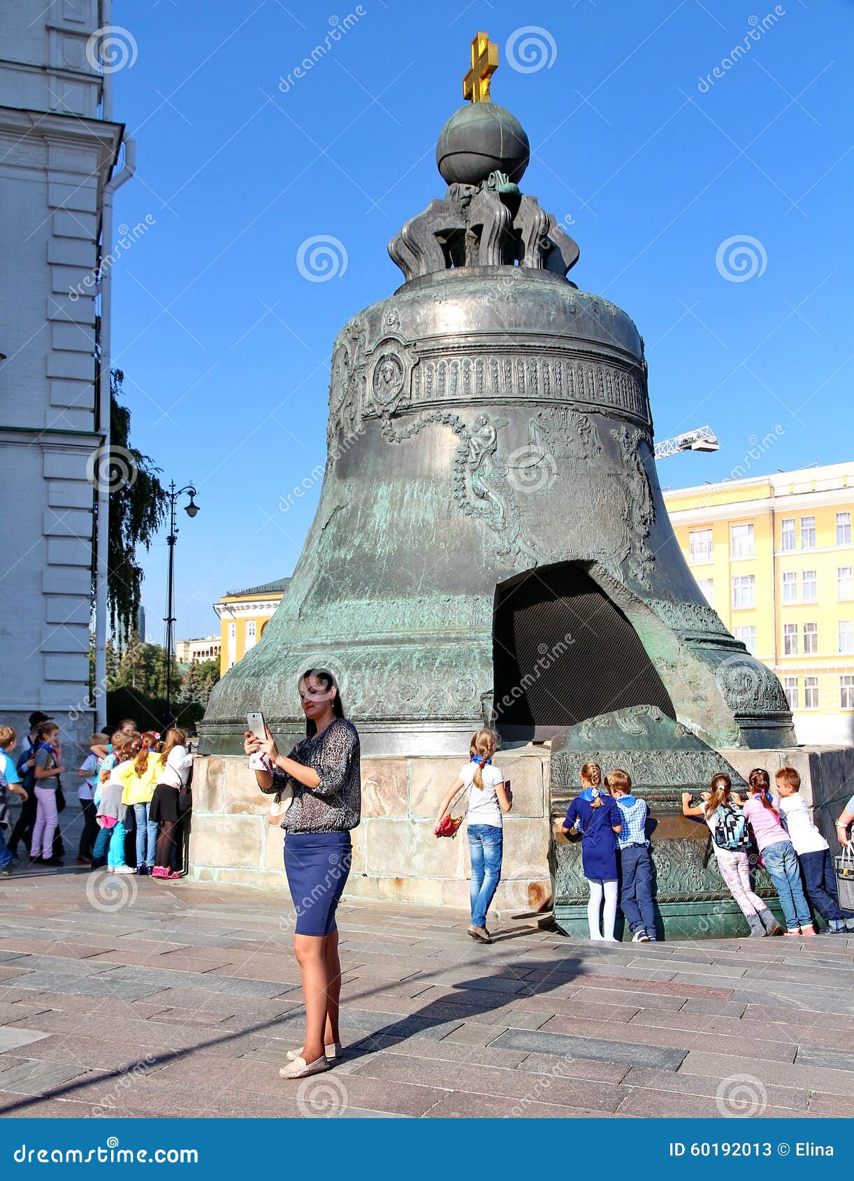 Zar-Glocke redaktionelles stockfoto. Bild von leute, moskau - 60192013