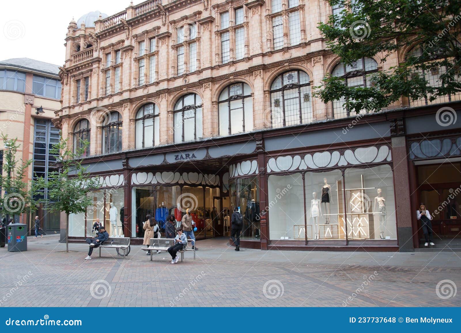 The Zara Clothing Store in Nottingham in the UK Editorial Stock Photo ...