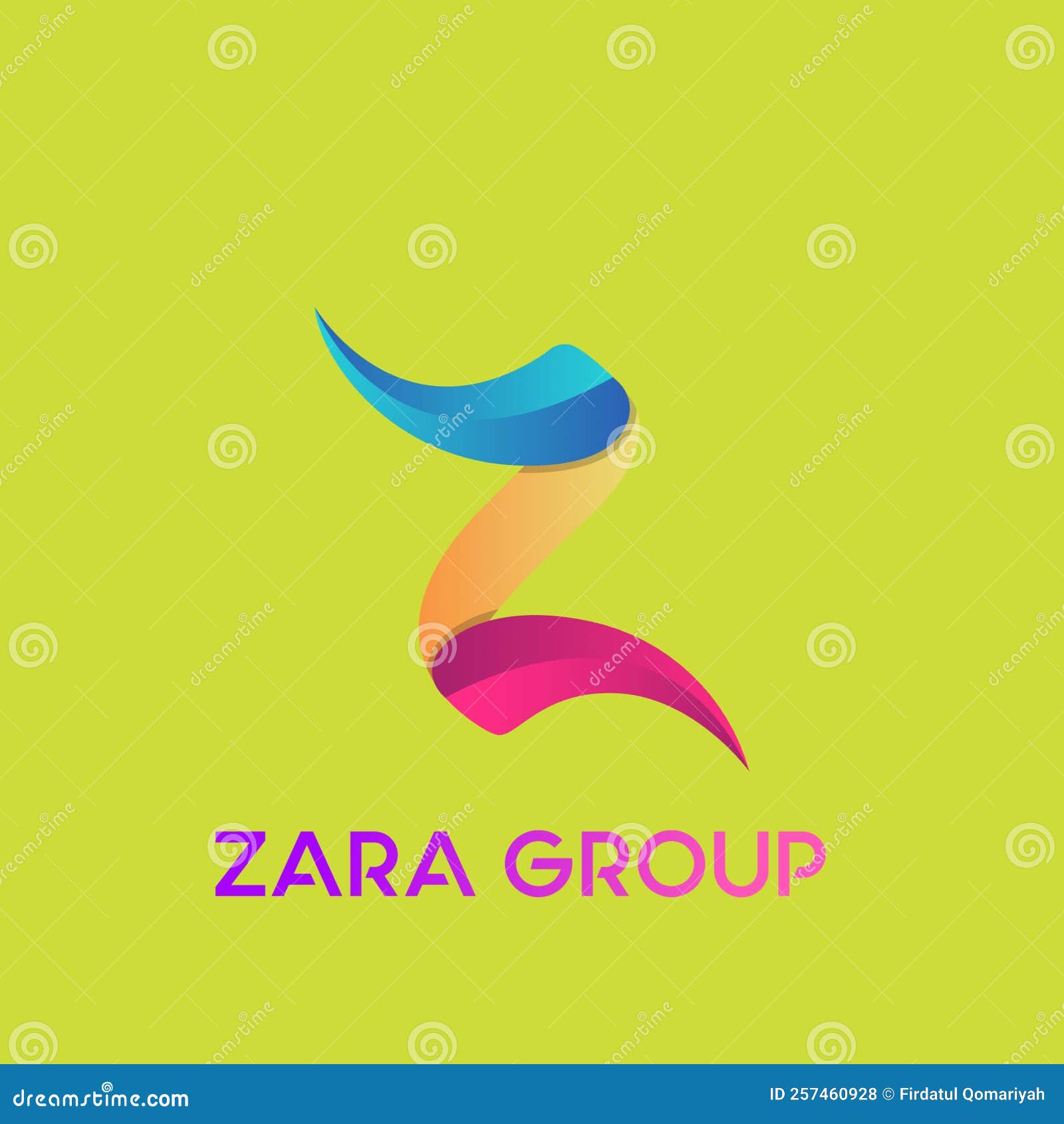 Zara group vector logo stock vector. Illustration of circle - 257460928